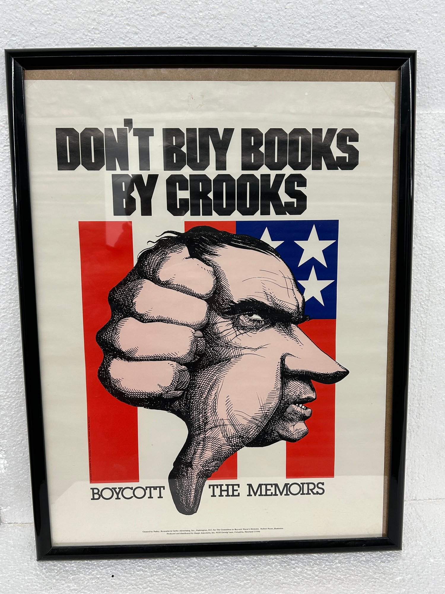 1978 Richard Nixon Framed Poster - 19x25 #5857 | Auctionninja.com