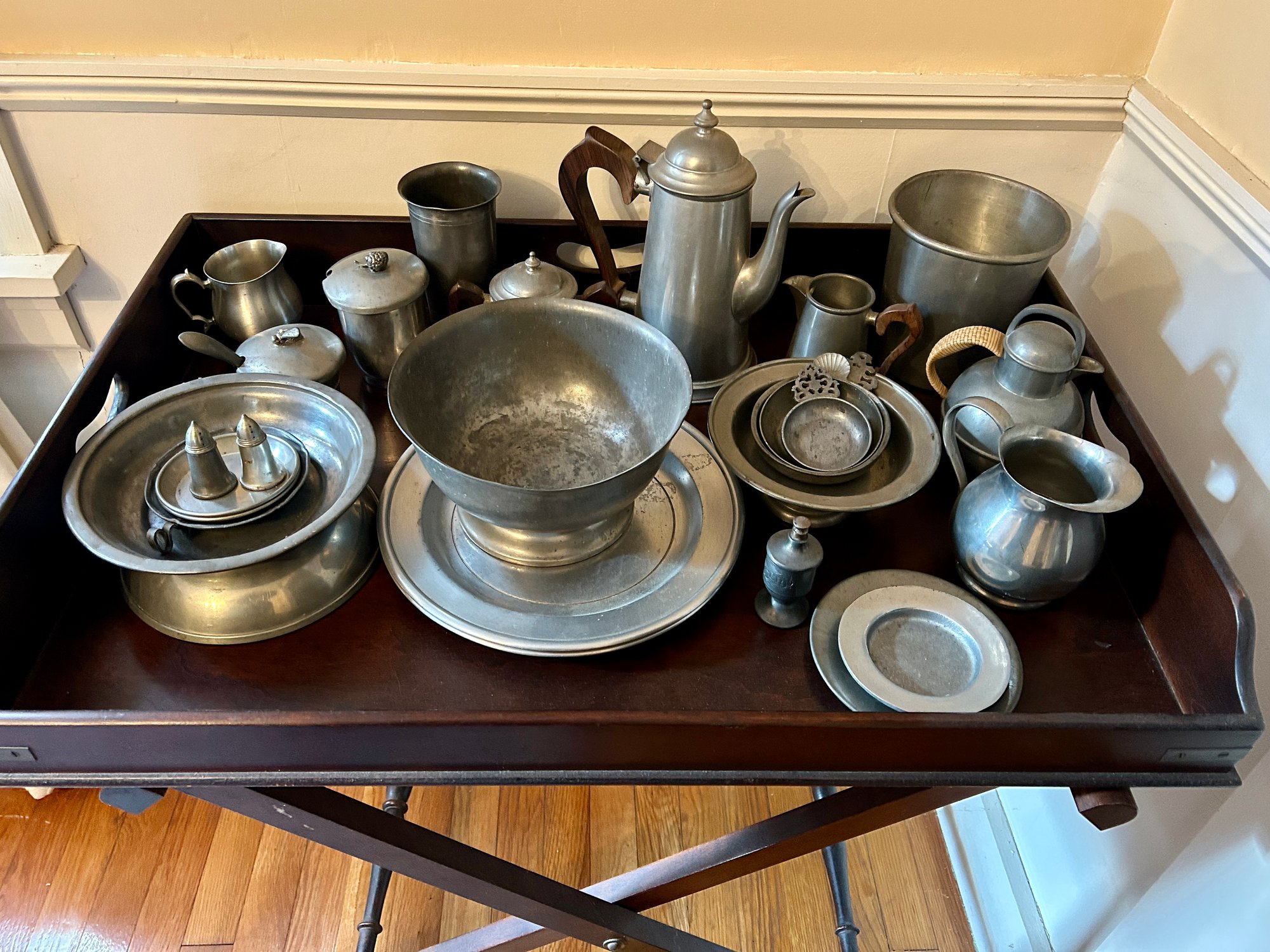 Large Lot Of Pewter #5524 | Auctionninja.com