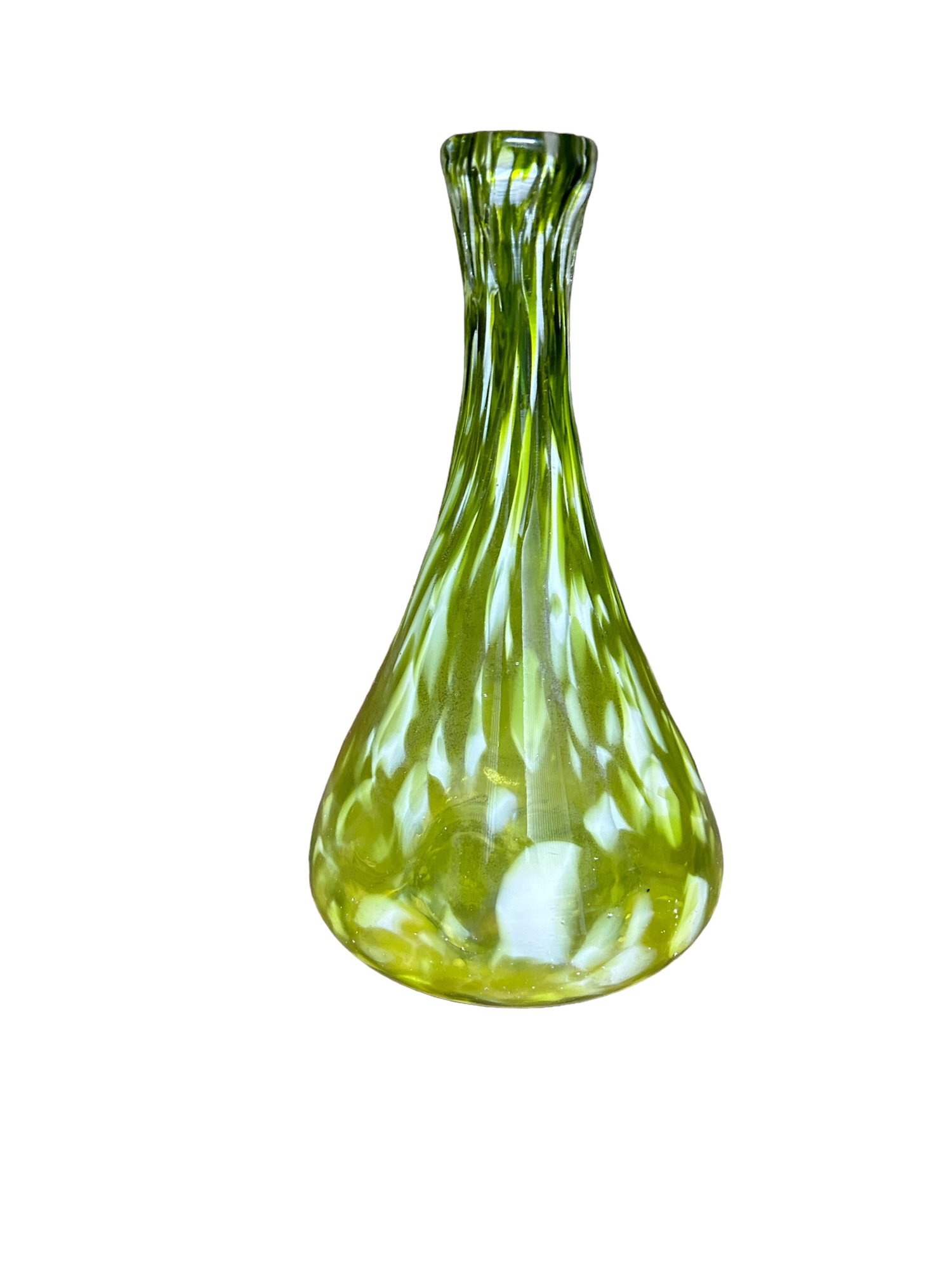 Peridot Glass Barber Bottle #4710 | Auctionninja.com