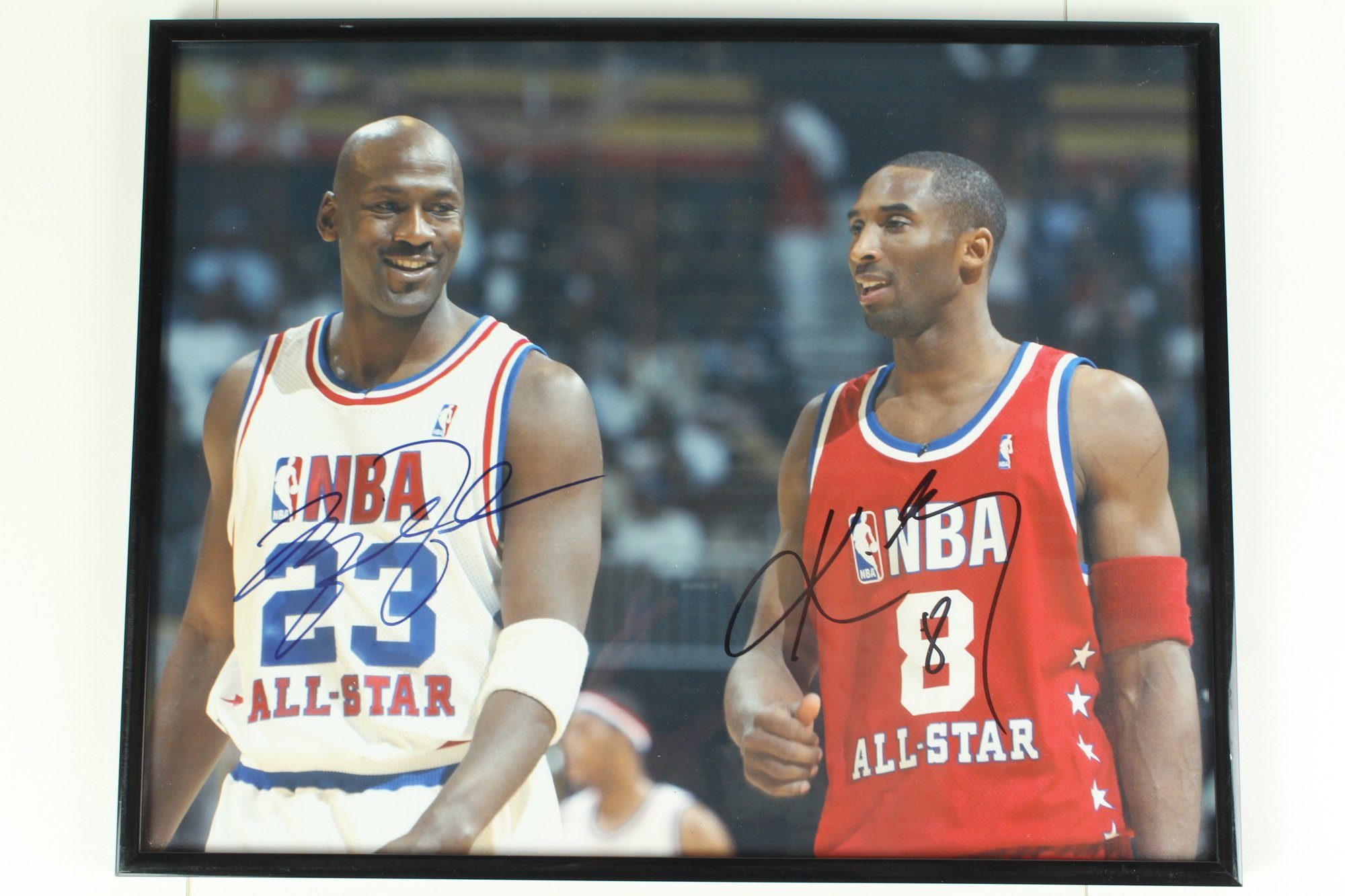 Dual Autographed Michael Jordan And Kobe Bryant Photo #5201 ...