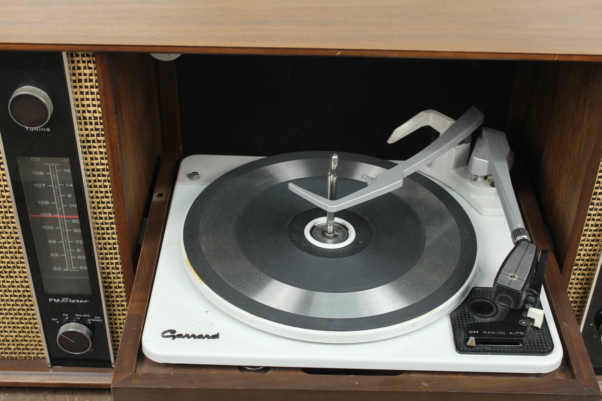 Vintage General Electric GE Table Top Stereo Console Record Player Mid ...