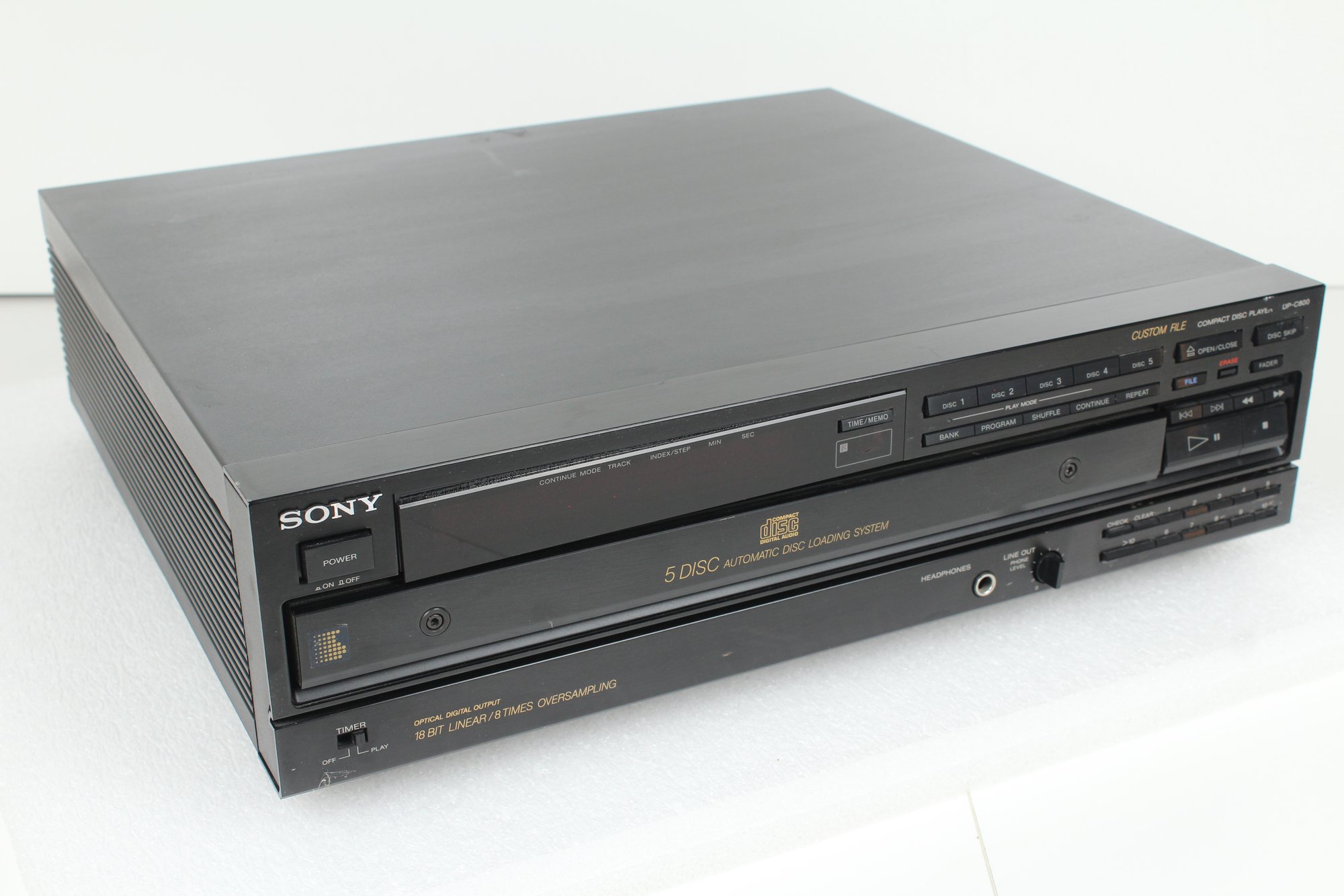 Sony CDP-C800 5 Disc CD Player #2207 | Auctionninja.com