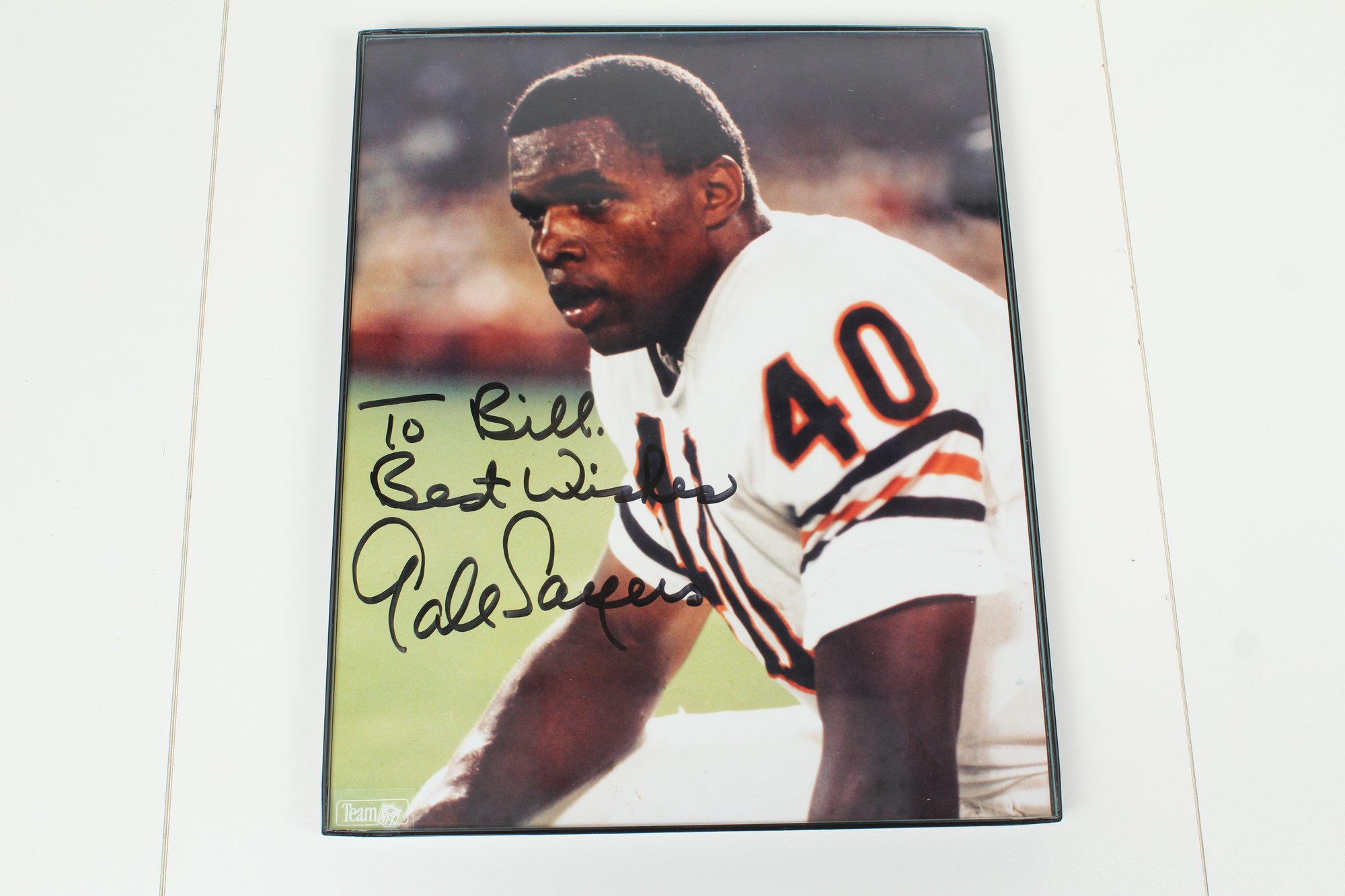 Chicago Bears Football Player & HOF #40 Gale Sayers Signed Photo #2695 ...