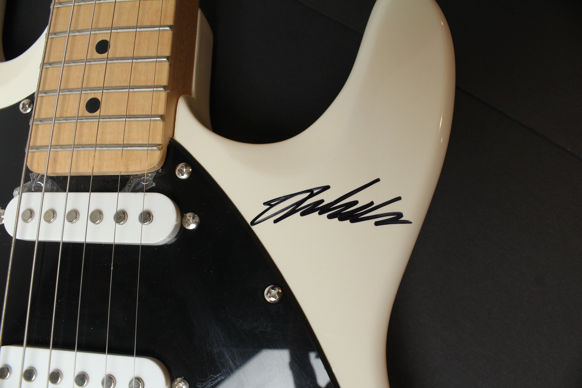 Autographed Electric Guitar - 13 Signatures: Van Halen, Keith Richards, Les Paul And More #3217 ...