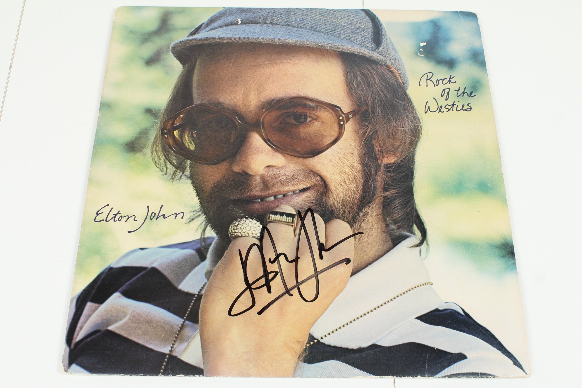 Autographed Elton John 1975 Album - Rock Of The Westies #3256 ...