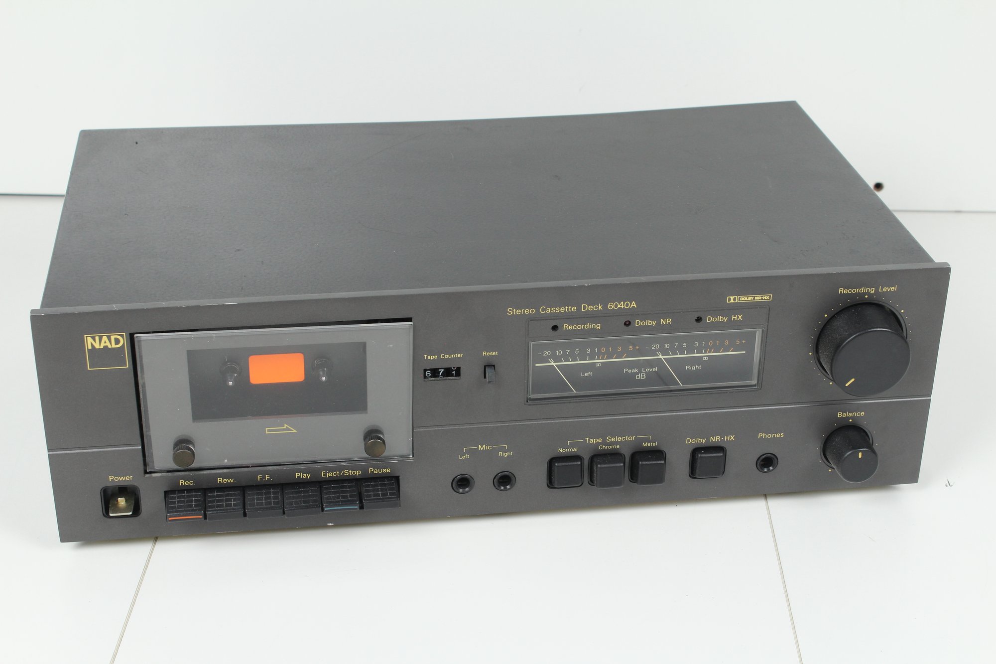 Vintage NAD 6040A Cassette Deck Tape Player #1836 | Auctionninja.com