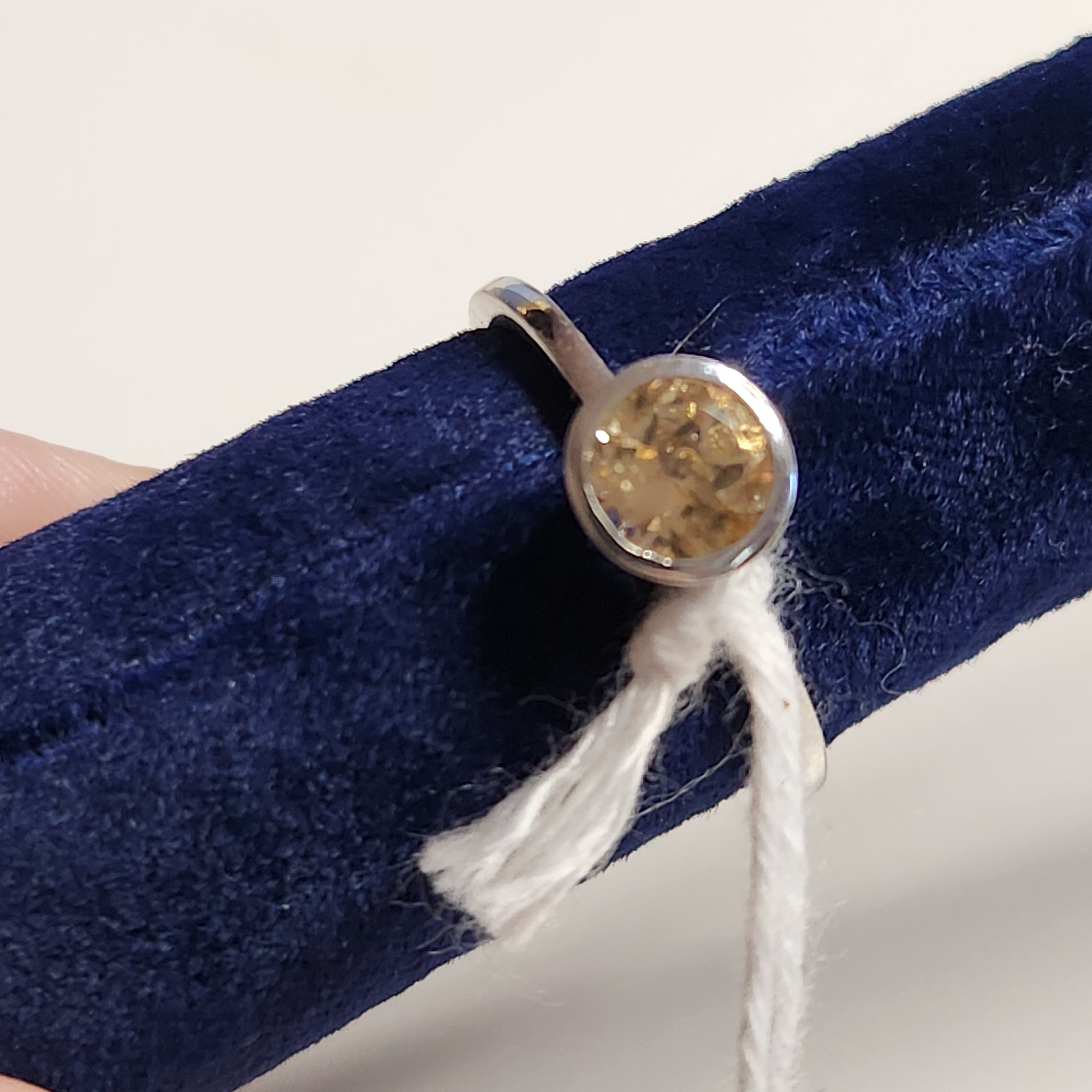 Sterling Silver Citrine Ring #4215 | Auctionninja.com