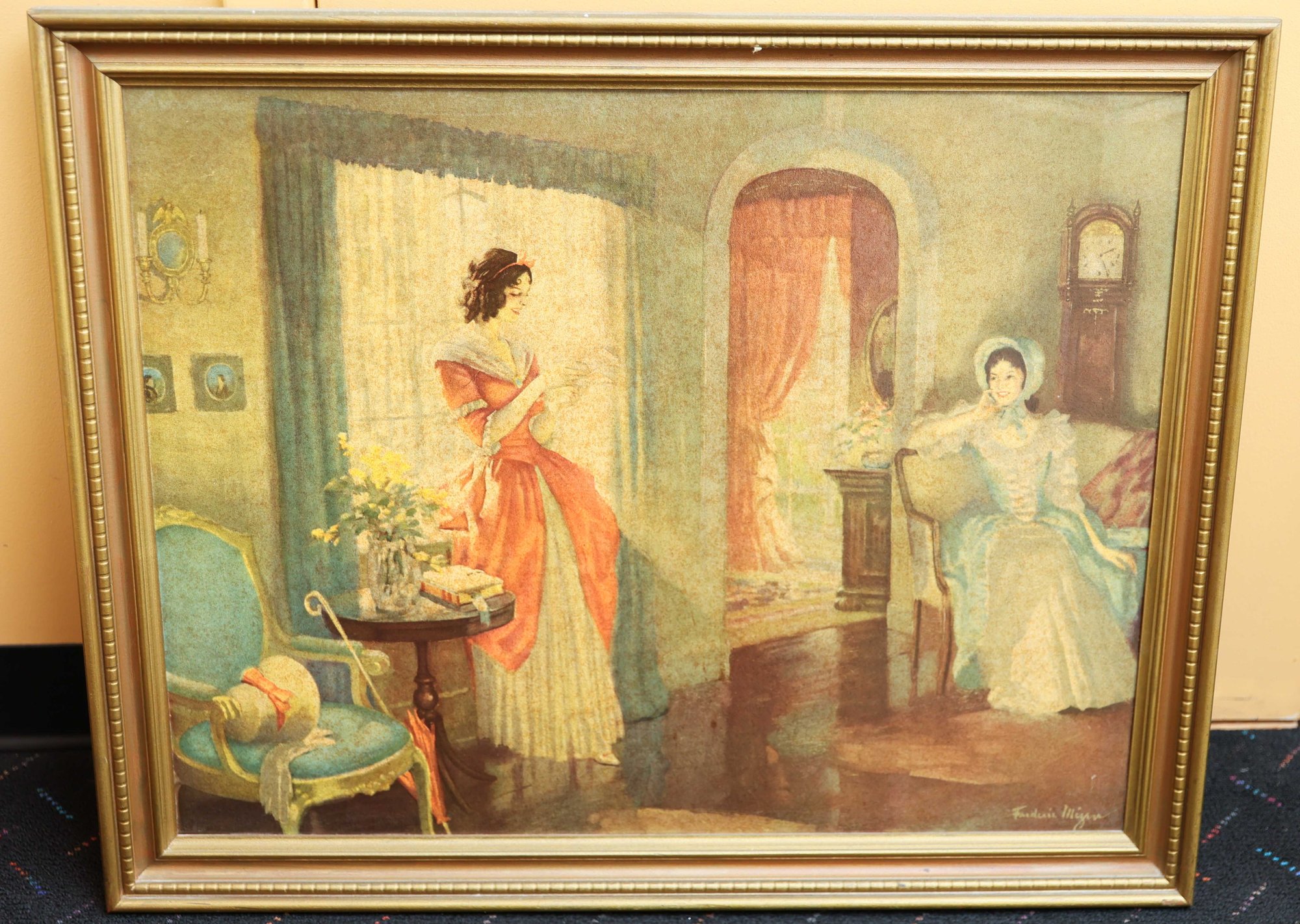 Frederic Mizen "Love Letter" - Print Framed #7508 | Auctionninja.com