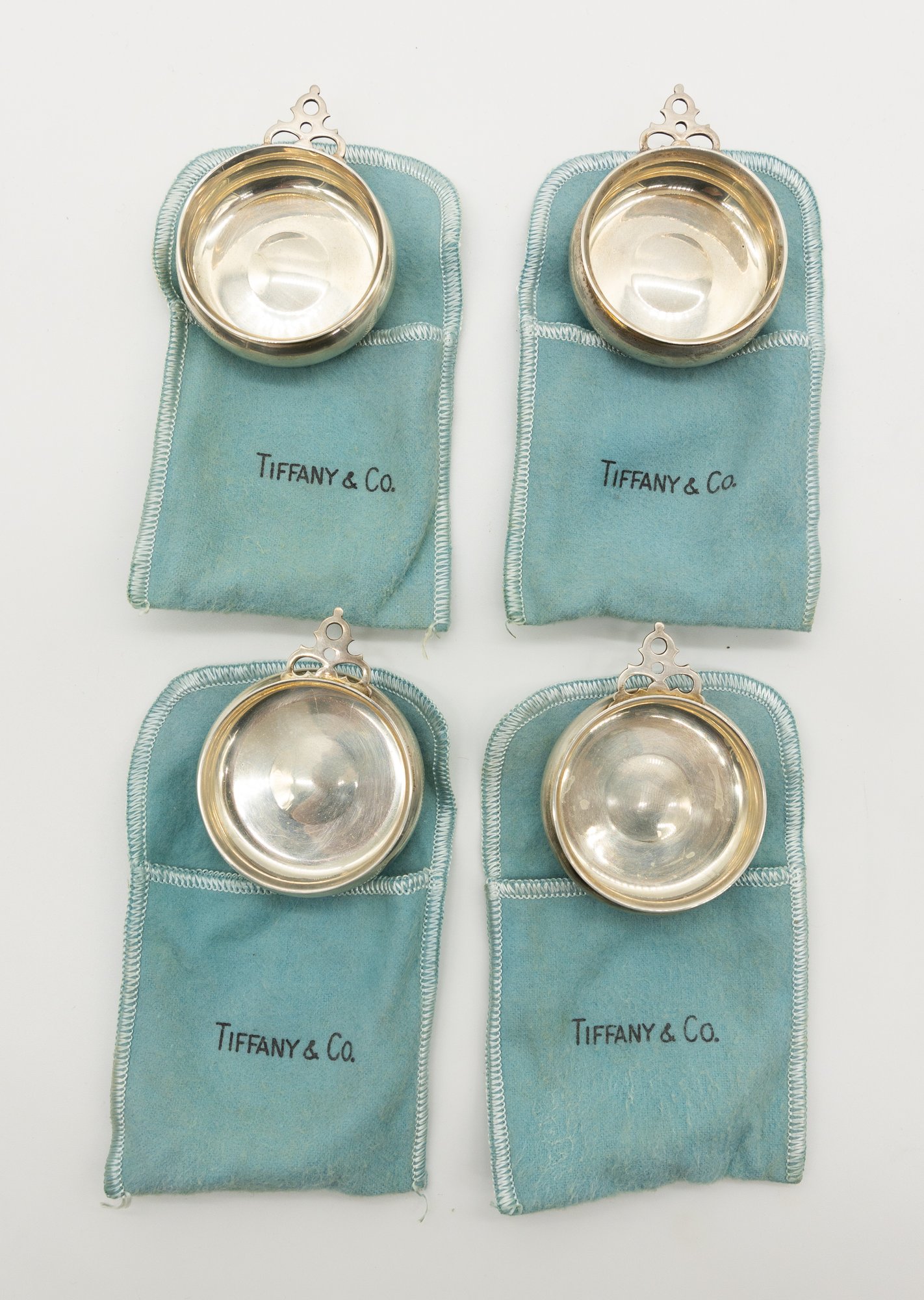 Tiffany & Co. Sterling Silver Master Salt Cellars Set Of 4 With ...