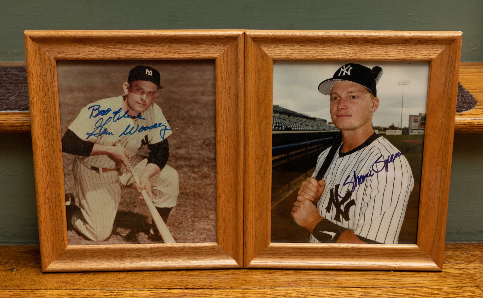 Autographed Framed Photographs Of John Montefusco And Shane Spencer ...