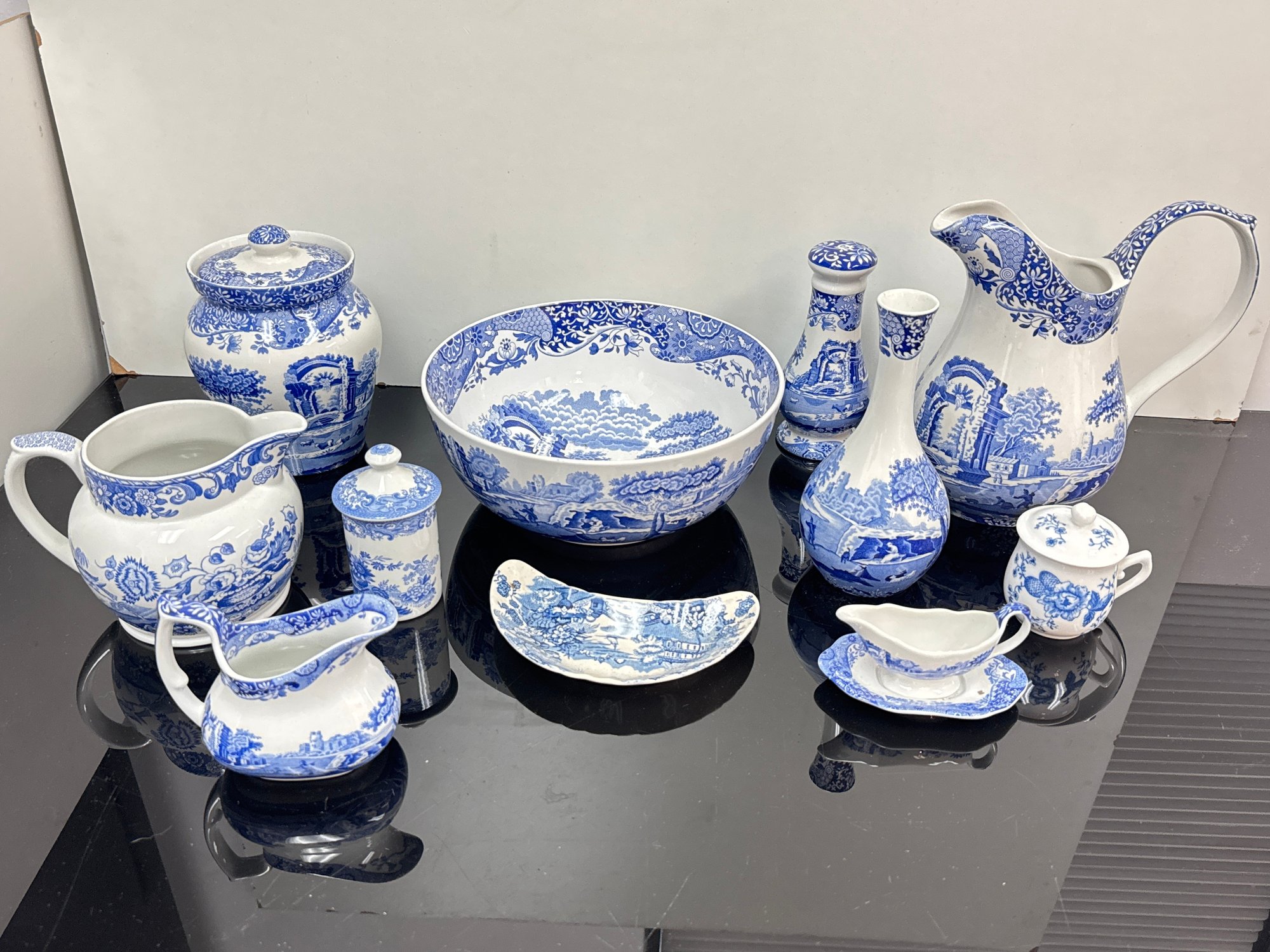 English Blue & White Porcelain Assortment Spode, Royal Worcester ...
