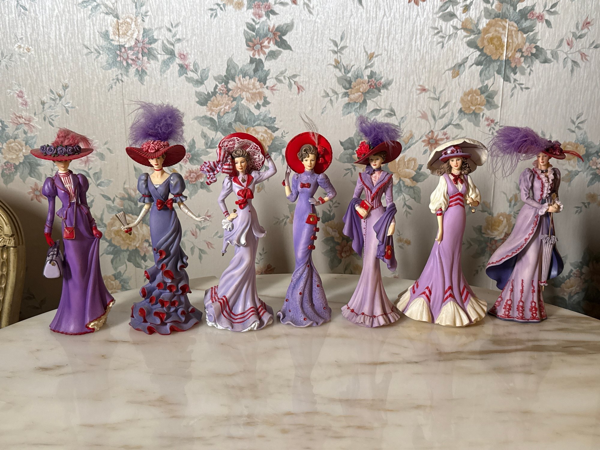 Thomas Kinkade Portraits Of Style And Grace Figurine Collection - 7 ...