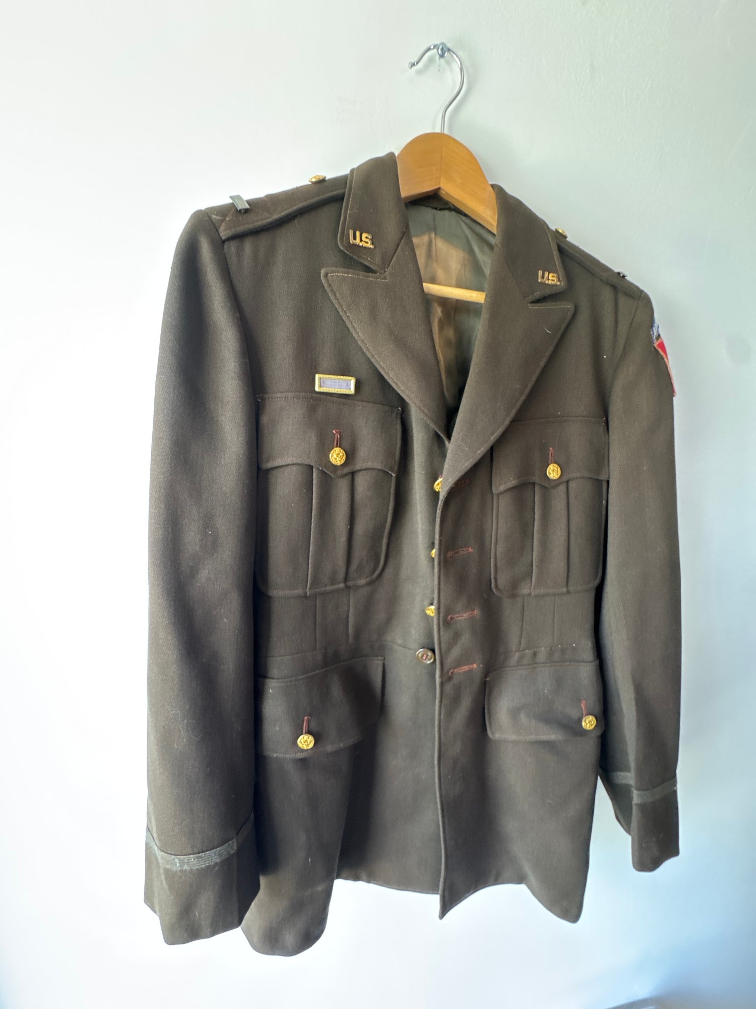 WWII U.S. Army Officers Service Jacket 82nd Airborne Division Tailored ...