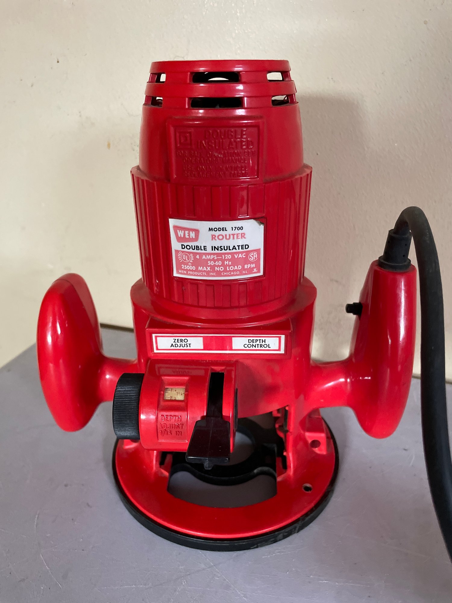 WEN Router Model# 1700, Double Insulated #6789 | Auctionninja.com