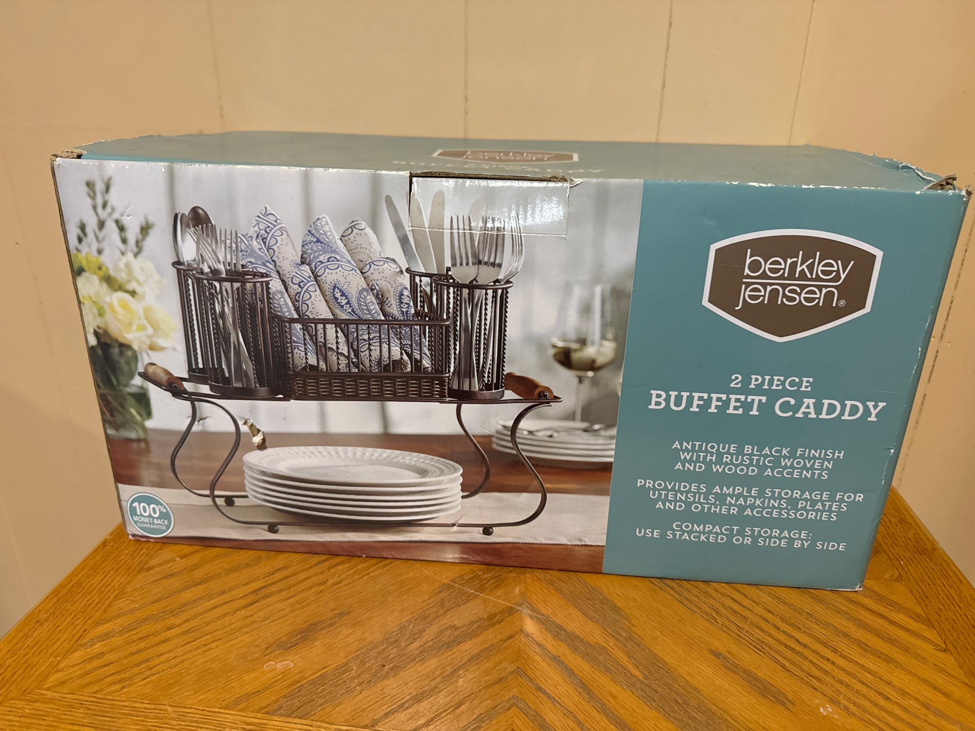 Berkley Jensen 2-Piece Buffet Caddy #12160 | Auctionninja.com
