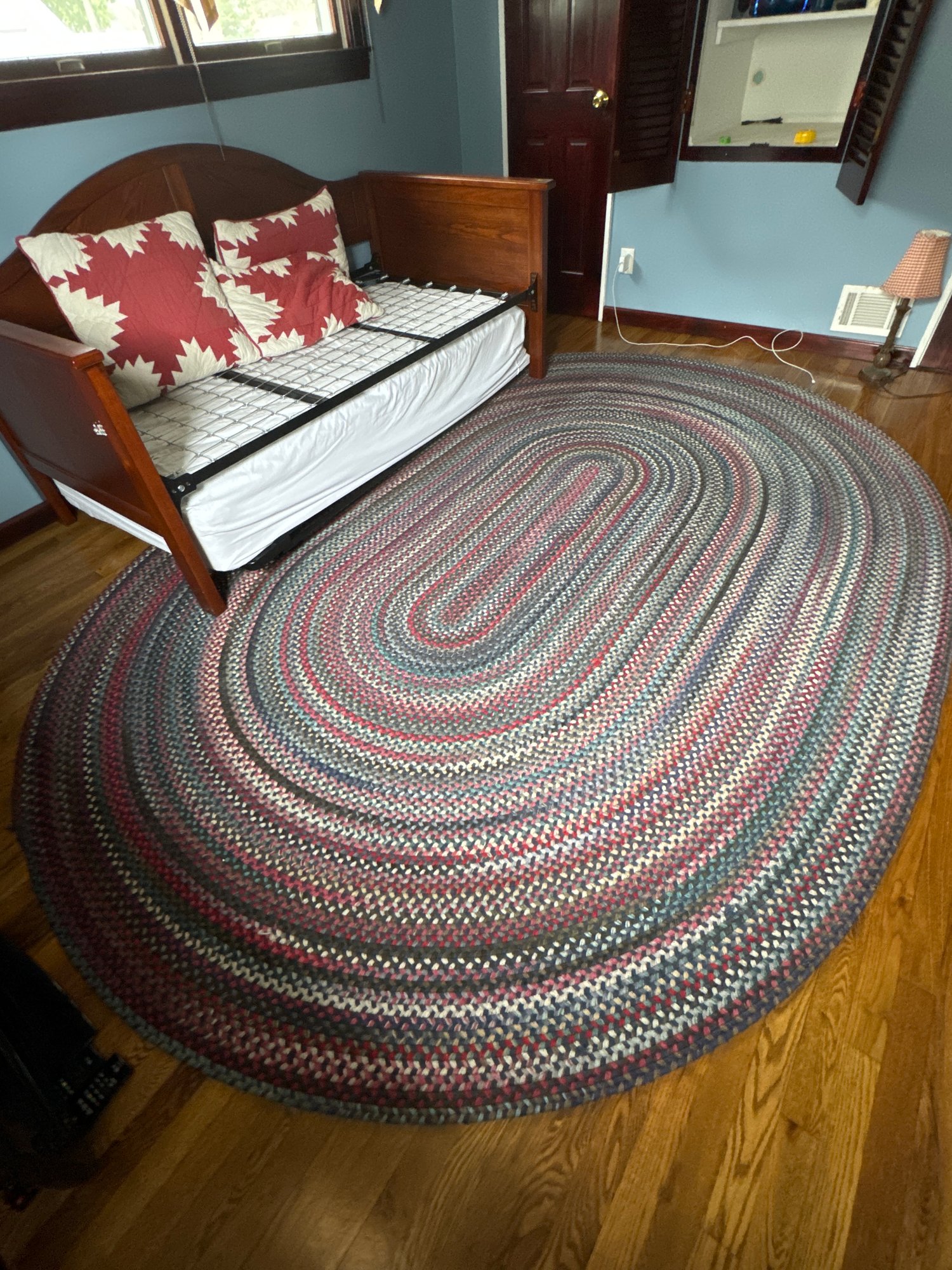 Large Oval Braided Area Rug - Multicolored - 11ft X 8ft #12414 ...