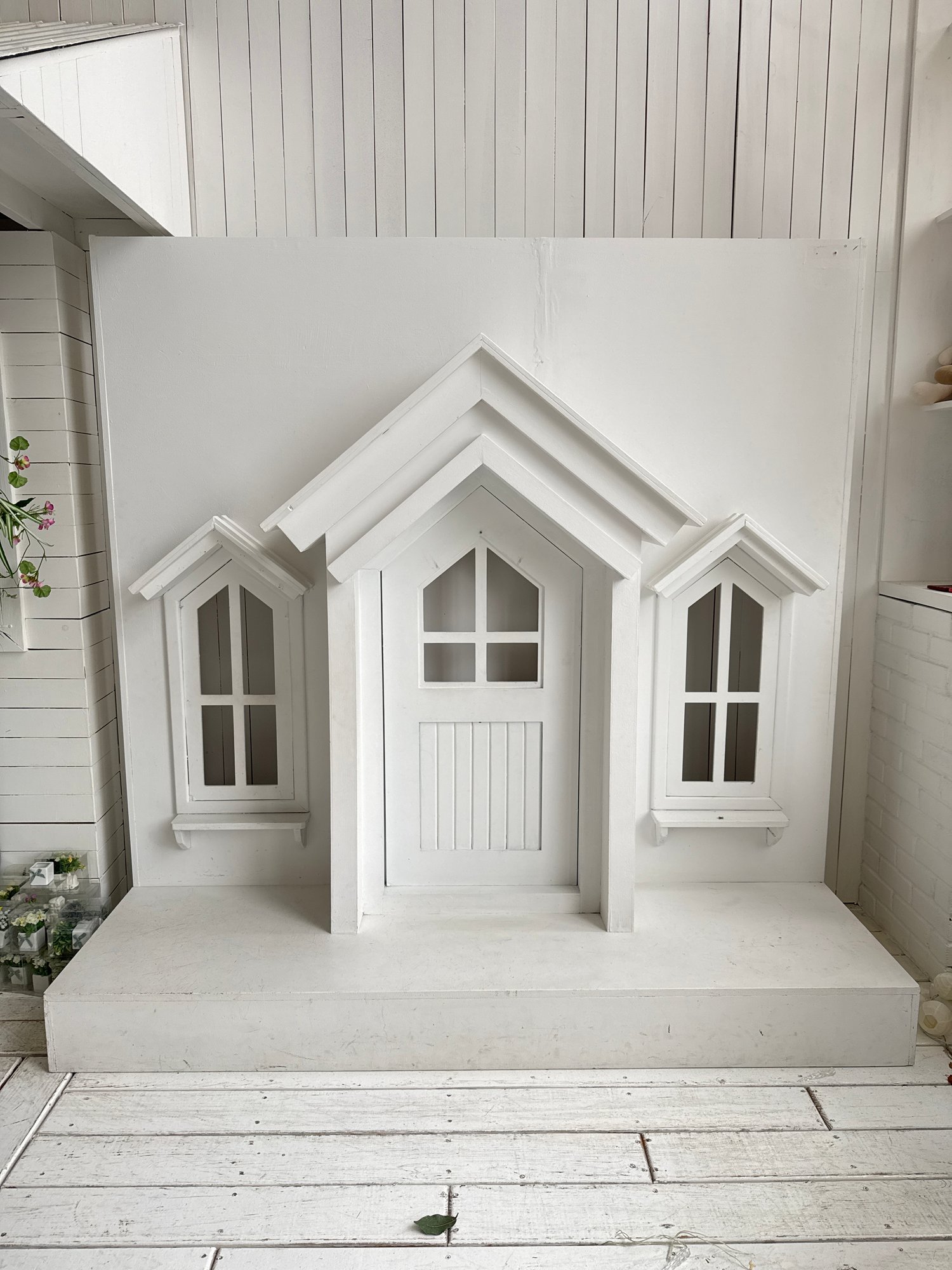 Handmade Wooden White Photo Studio Prop Luxury Portrait Backdrop #13476 ...