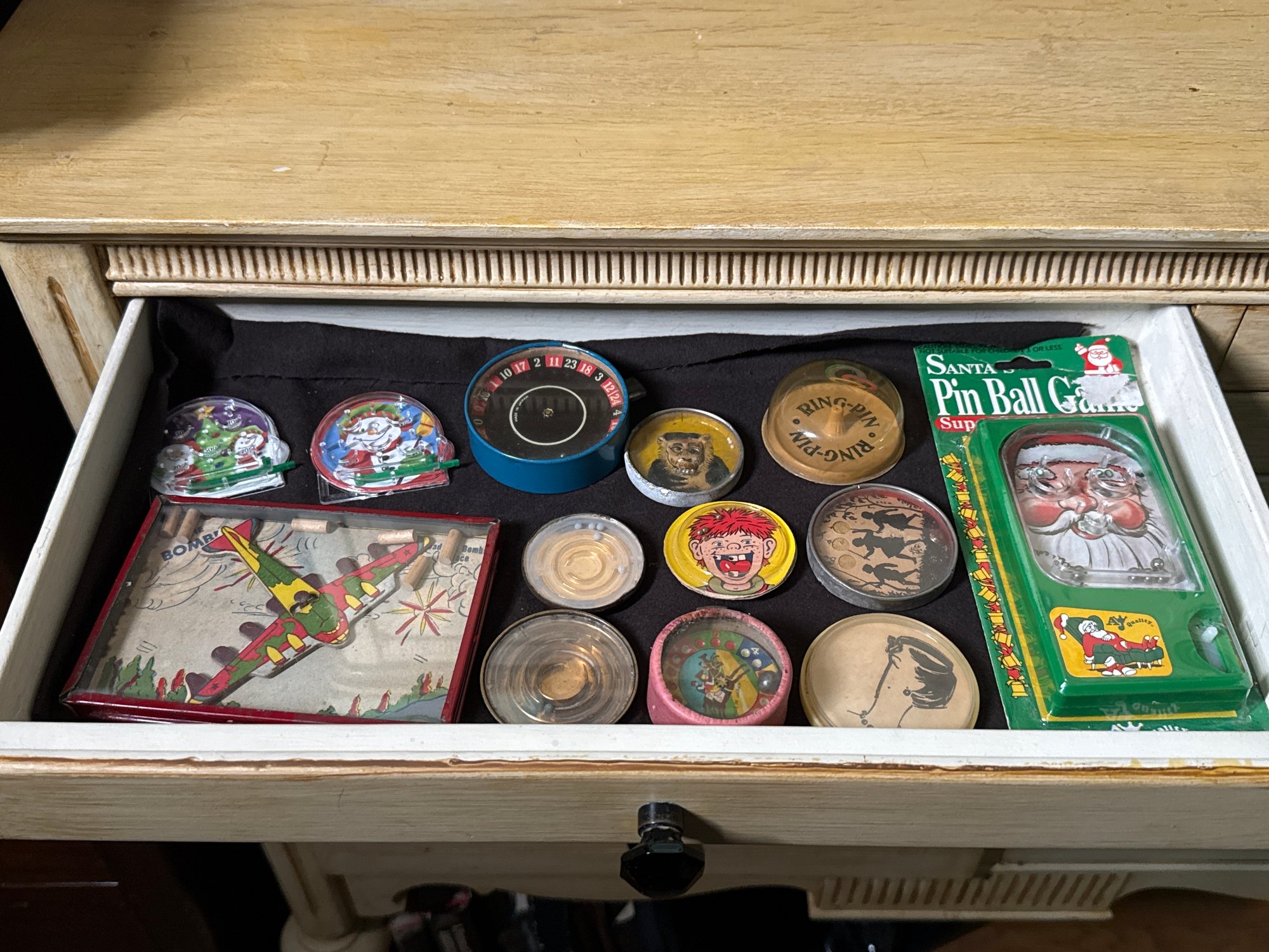 Vintage And Antique Toys And Games - Dexterity Puzzle, Pinbacks, And ...