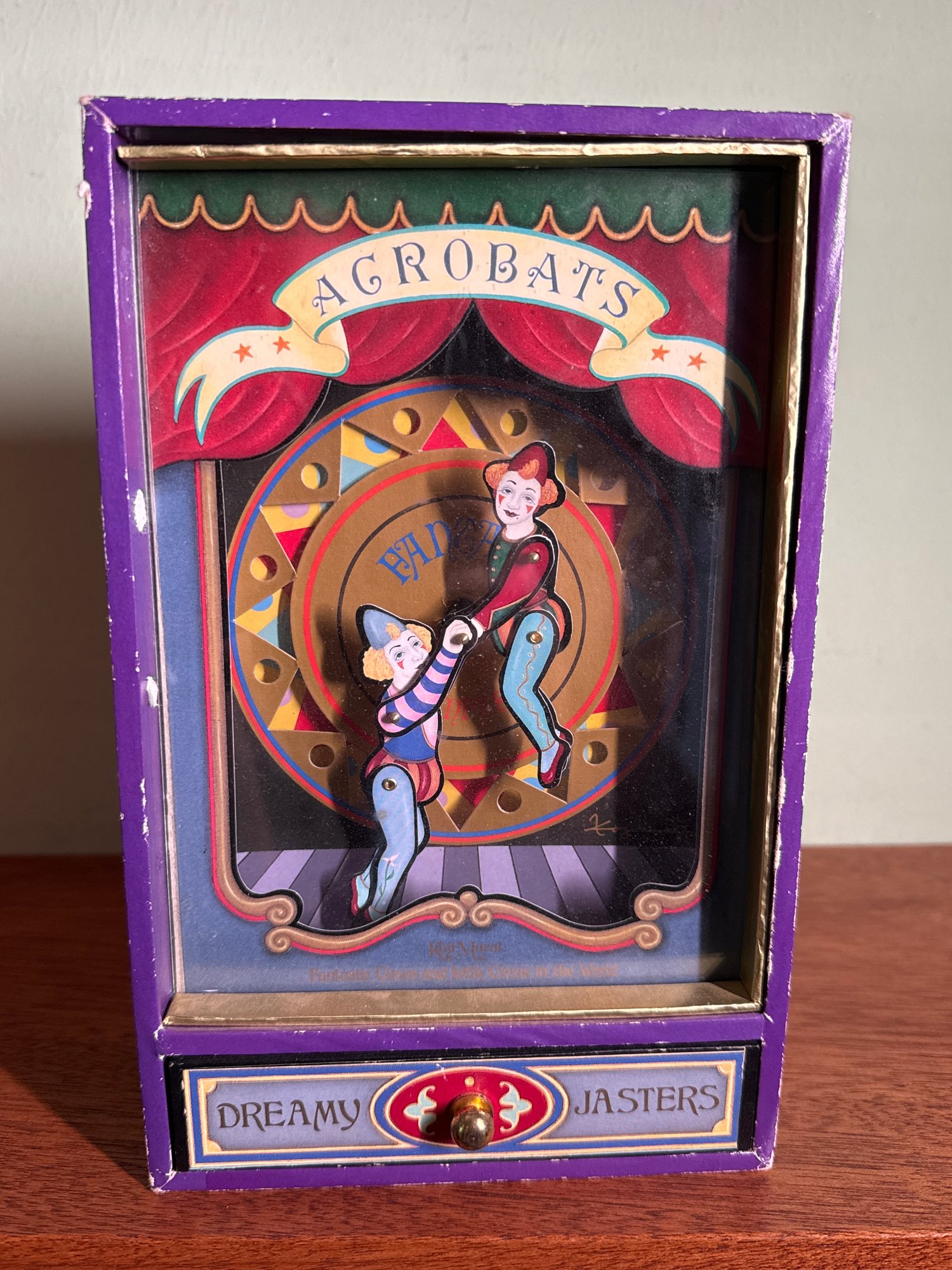Lutce Crations Animated Wooden Musical Box Circus Acrobats Theme ...