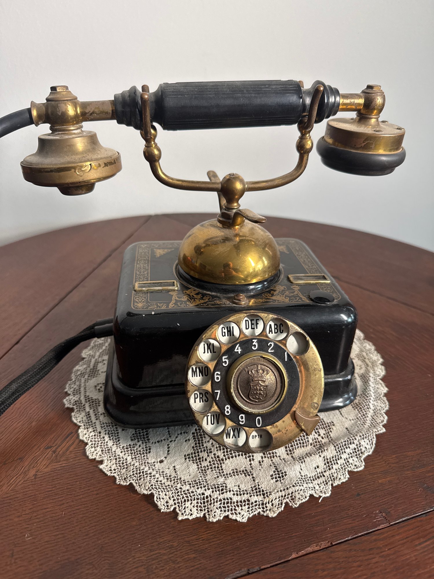 Antique K.T.A.S Kjobenhavns Aktieselskab Telephone Denmark 1900 #14121 ...