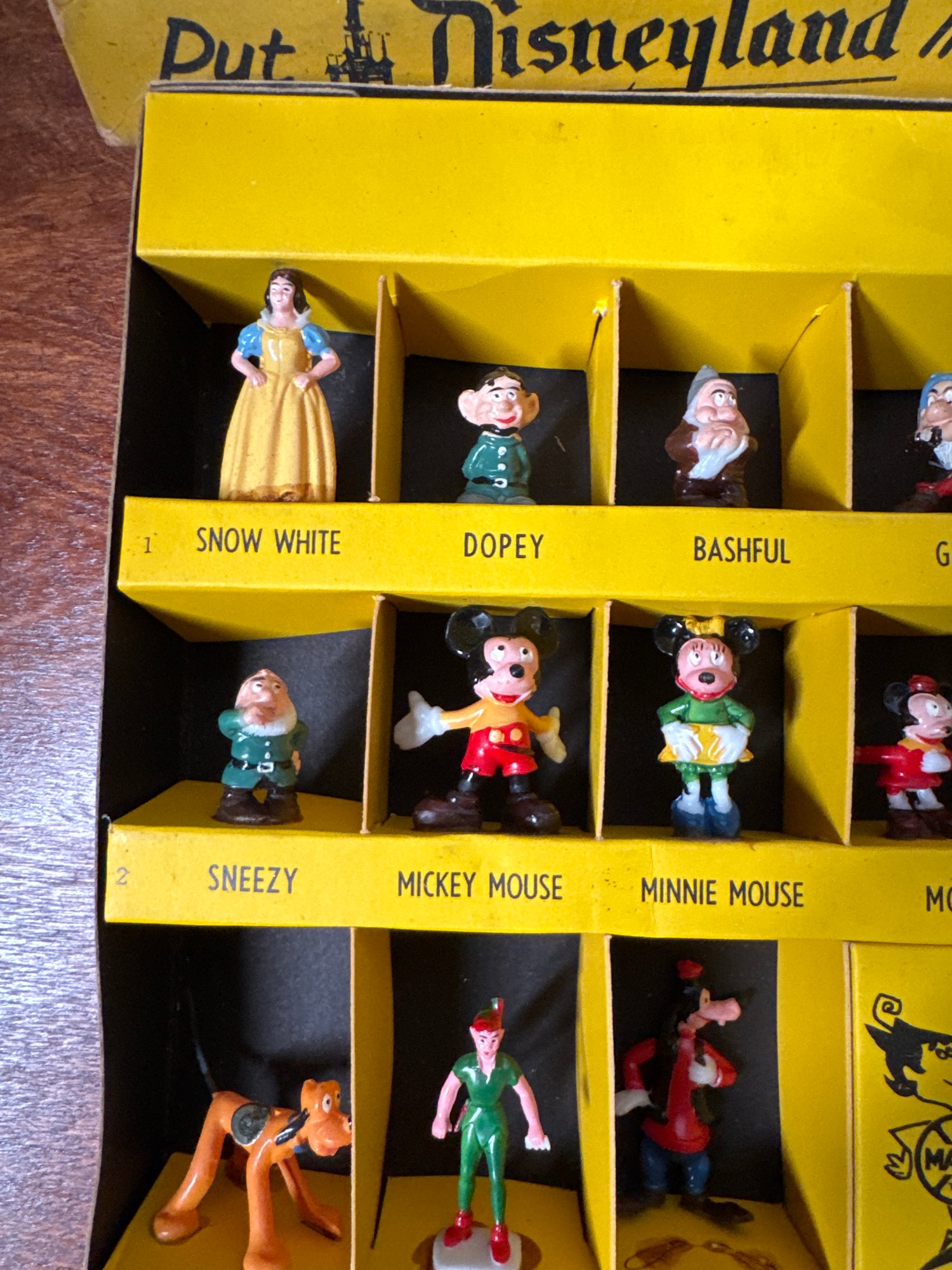 Disneykins Marx Figurines - 1960s Disney - Complete Set 34 - Original Gift Box #14889 ...