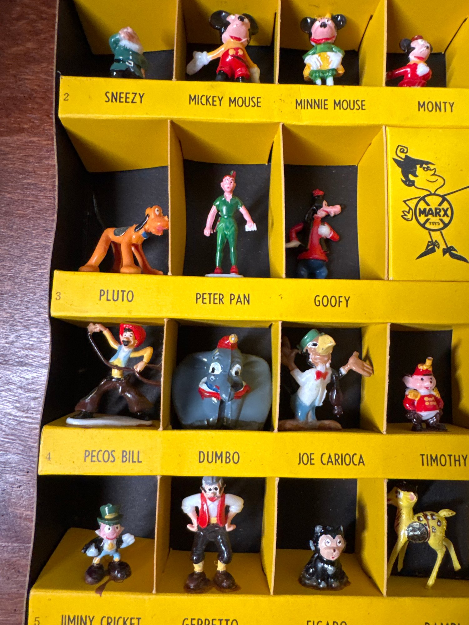 Disneykins Marx Figurines - 1960s Disney - Complete Set 34 - Original Gift Box #14889 ...