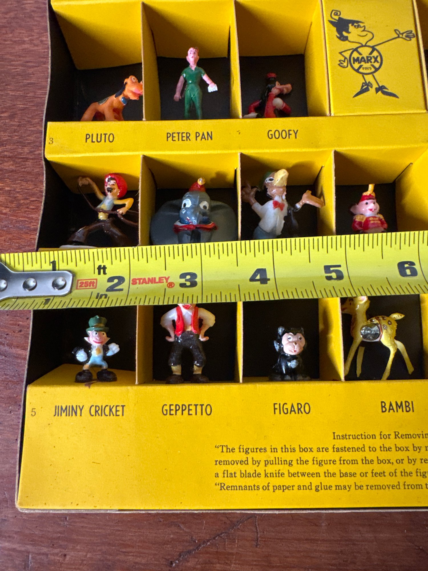 Disneykins Marx Figurines - 1960s Disney - Complete Set 34 - Original Gift Box #14889 ...