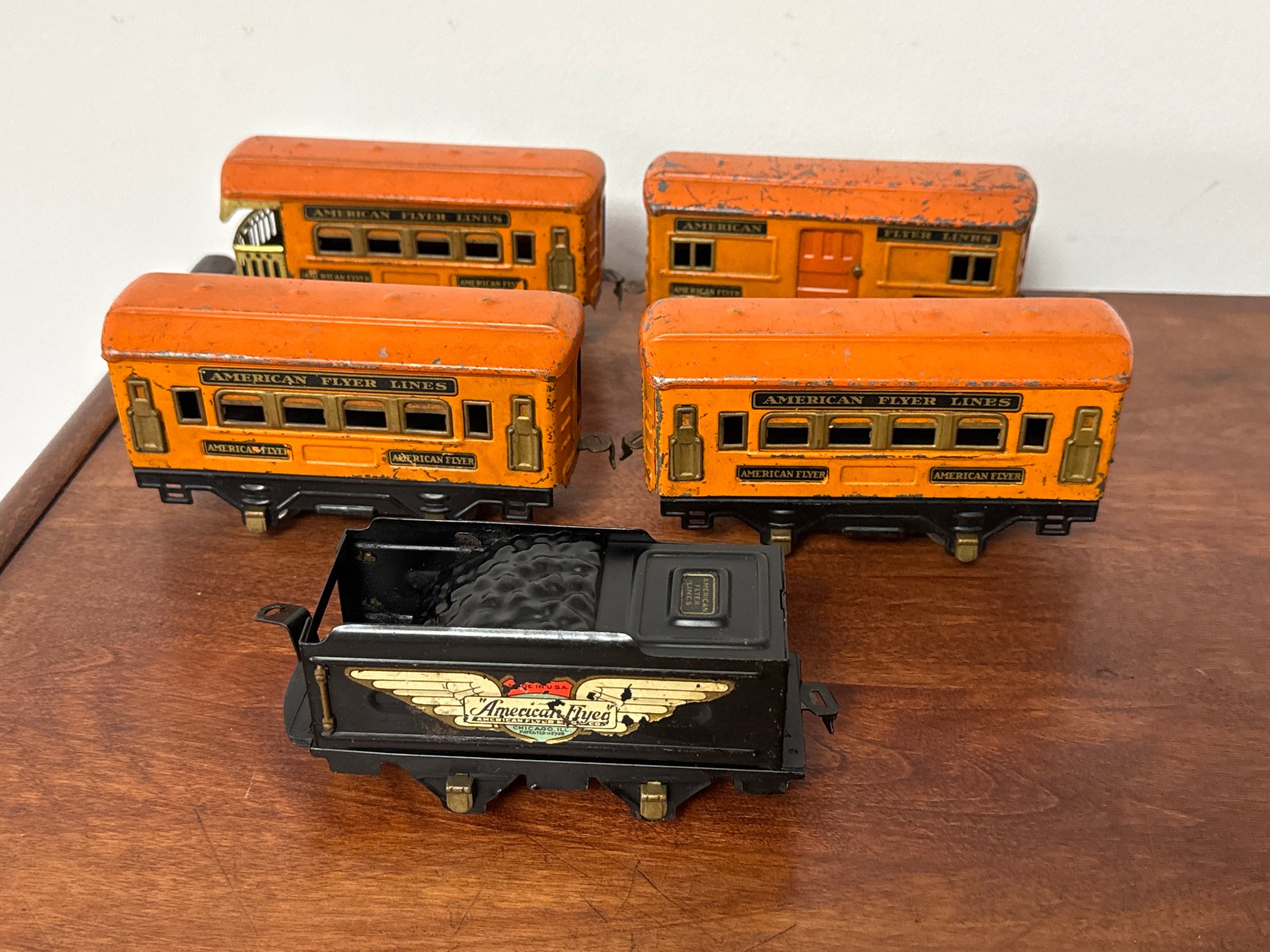AMERICAN FLYER 3189 TENDER WING DECAL & American Flyer O Orange Model ...