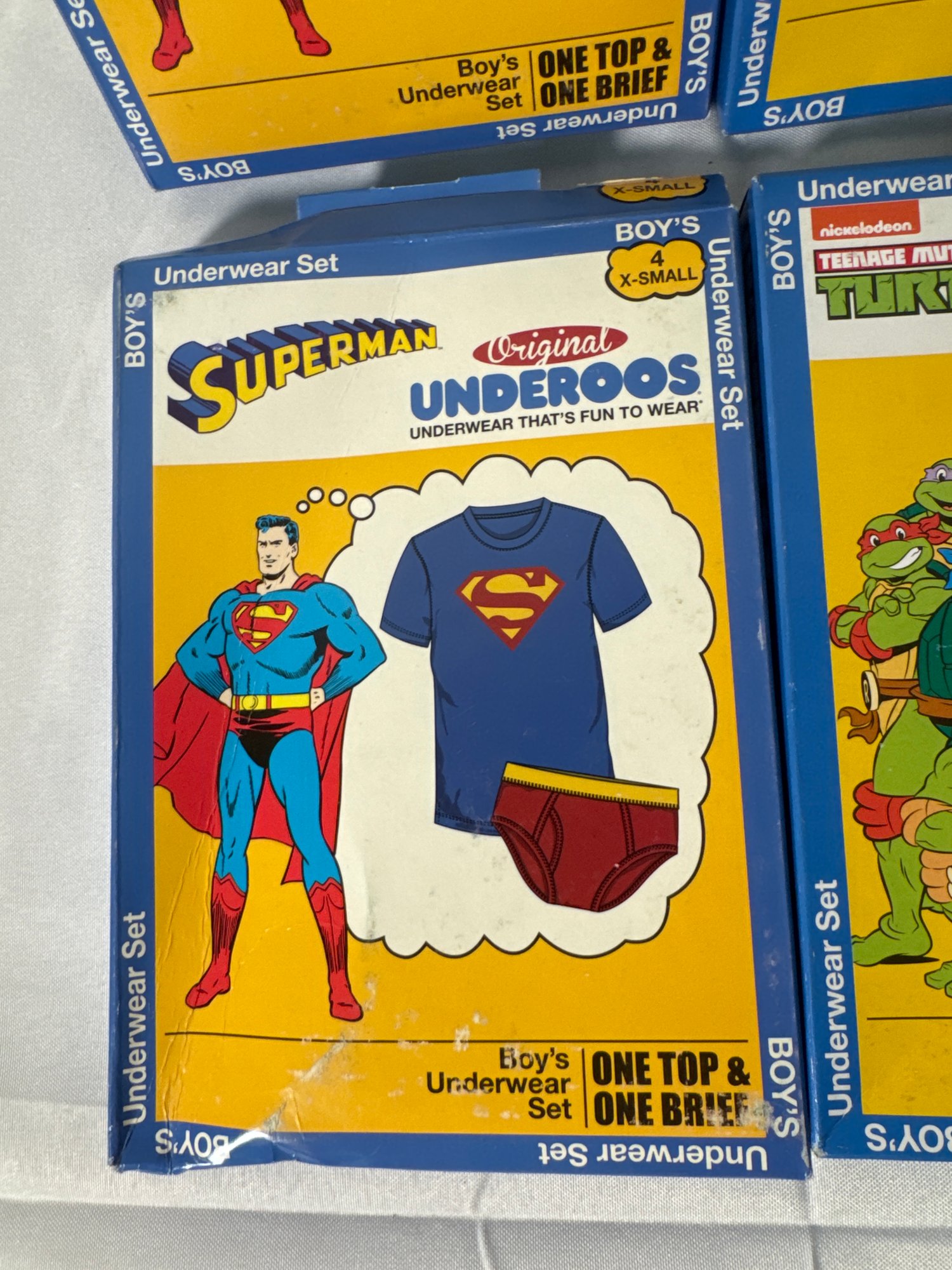 Underoos Collection Superman, Batman, TMNT & More (NIB) #15122 ...