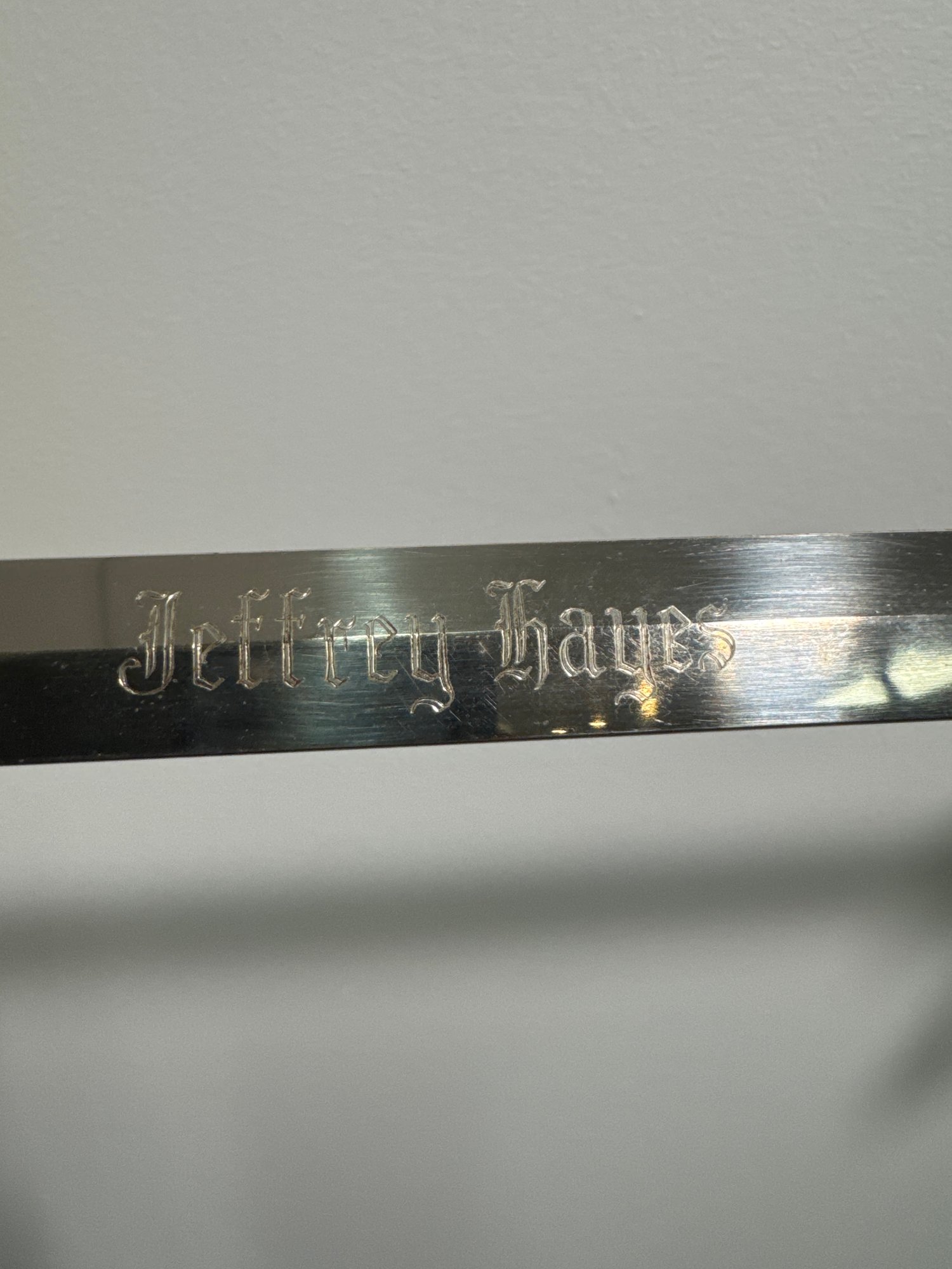 Vintage Knights Templar Masonic Ceremonial Sword Gold & Ivory Handle ...