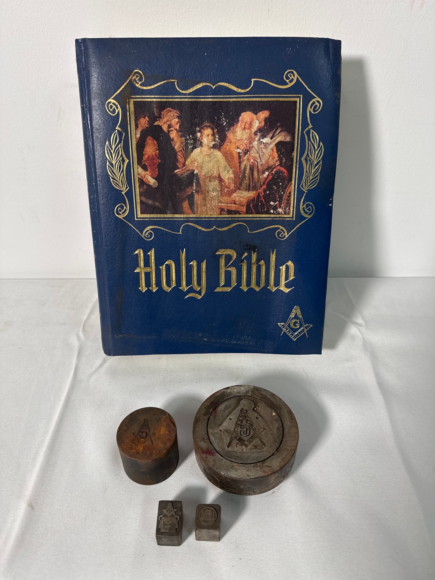 Bible & Freemason Metal Stamps Lot #15181 | Auctionninja.com