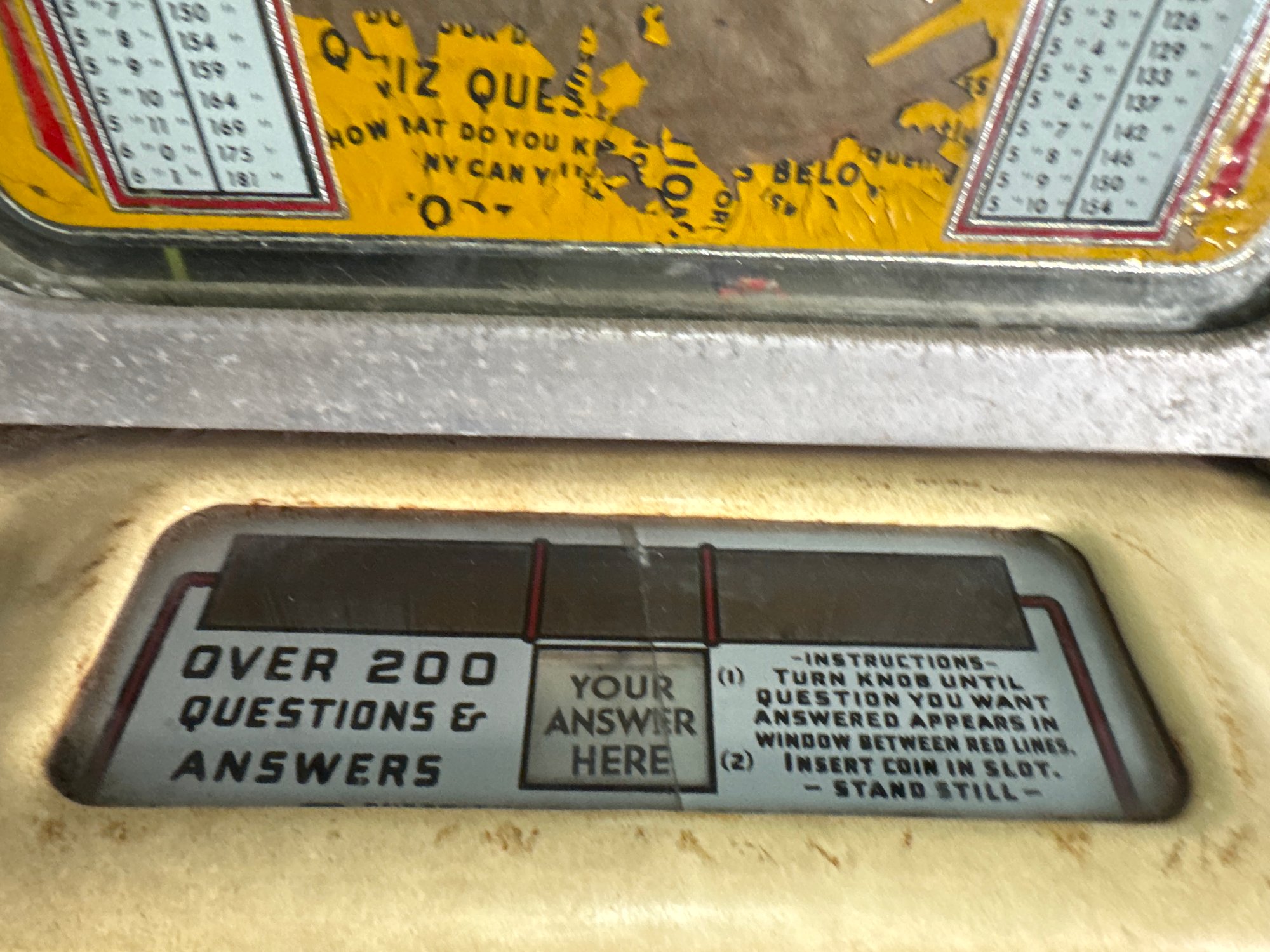 Vintage Peerless Scale Co. Coin-Operated Weight & Fortune Scale #15184 ...