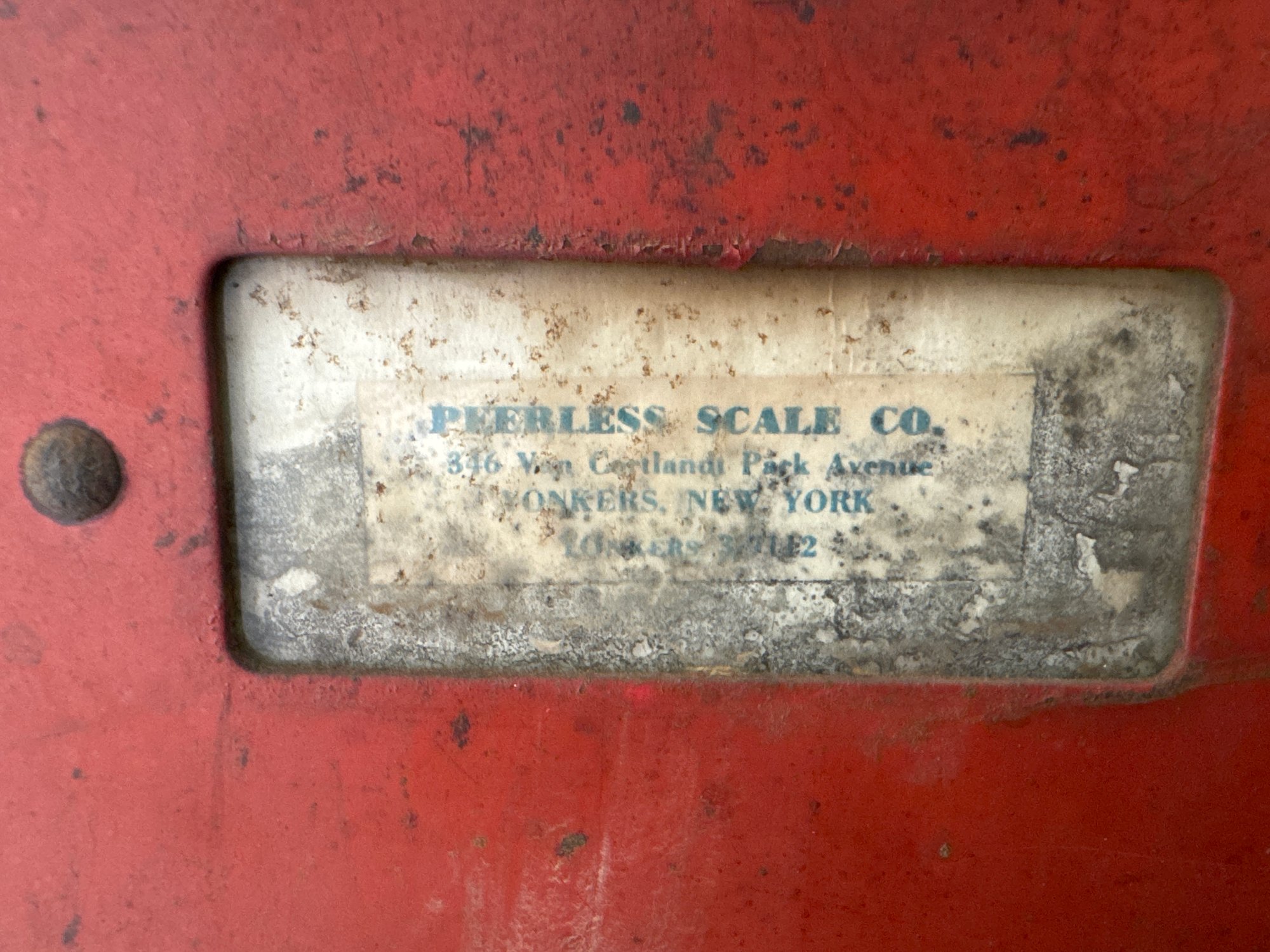 Vintage Peerless Scale Co. Coin-Operated Weight & Fortune Scale #15184 ...