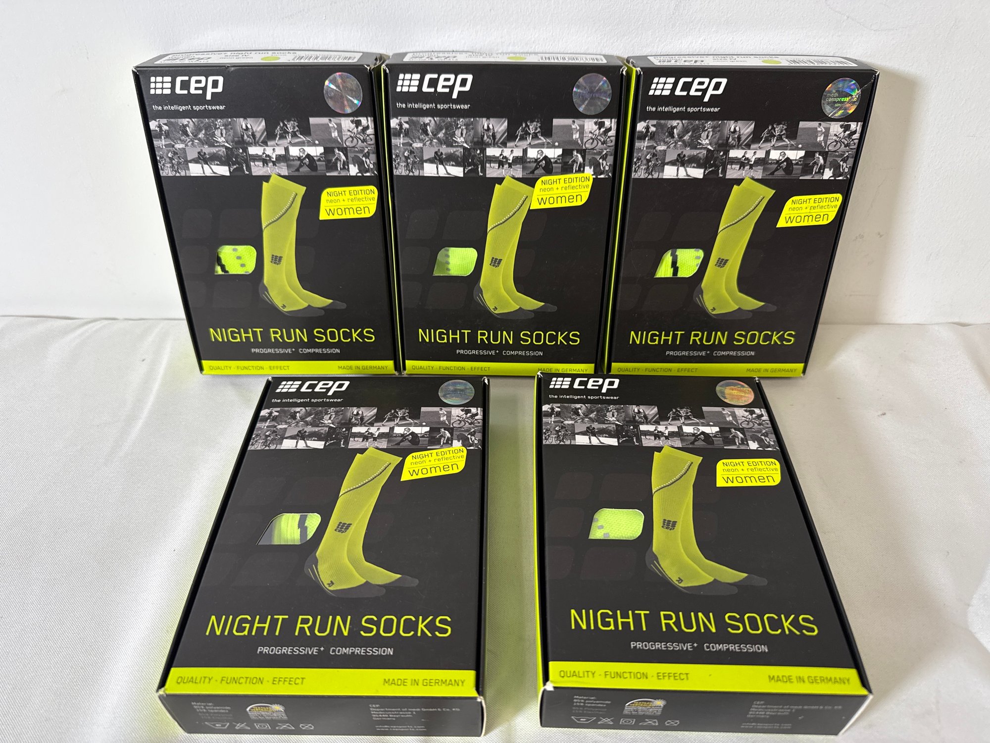 CEP Night Run Compression Socks Womens (Lot Of 5, New In Box) #15455 ...