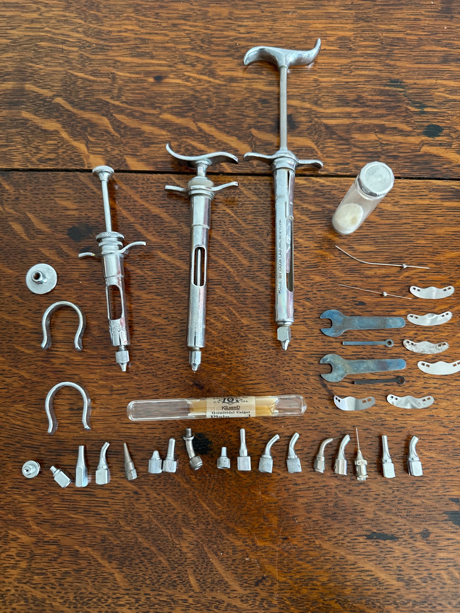 Vintage Dental Syringe Set Cook Lab Inc. & More 1930s-1950s #15840 ...