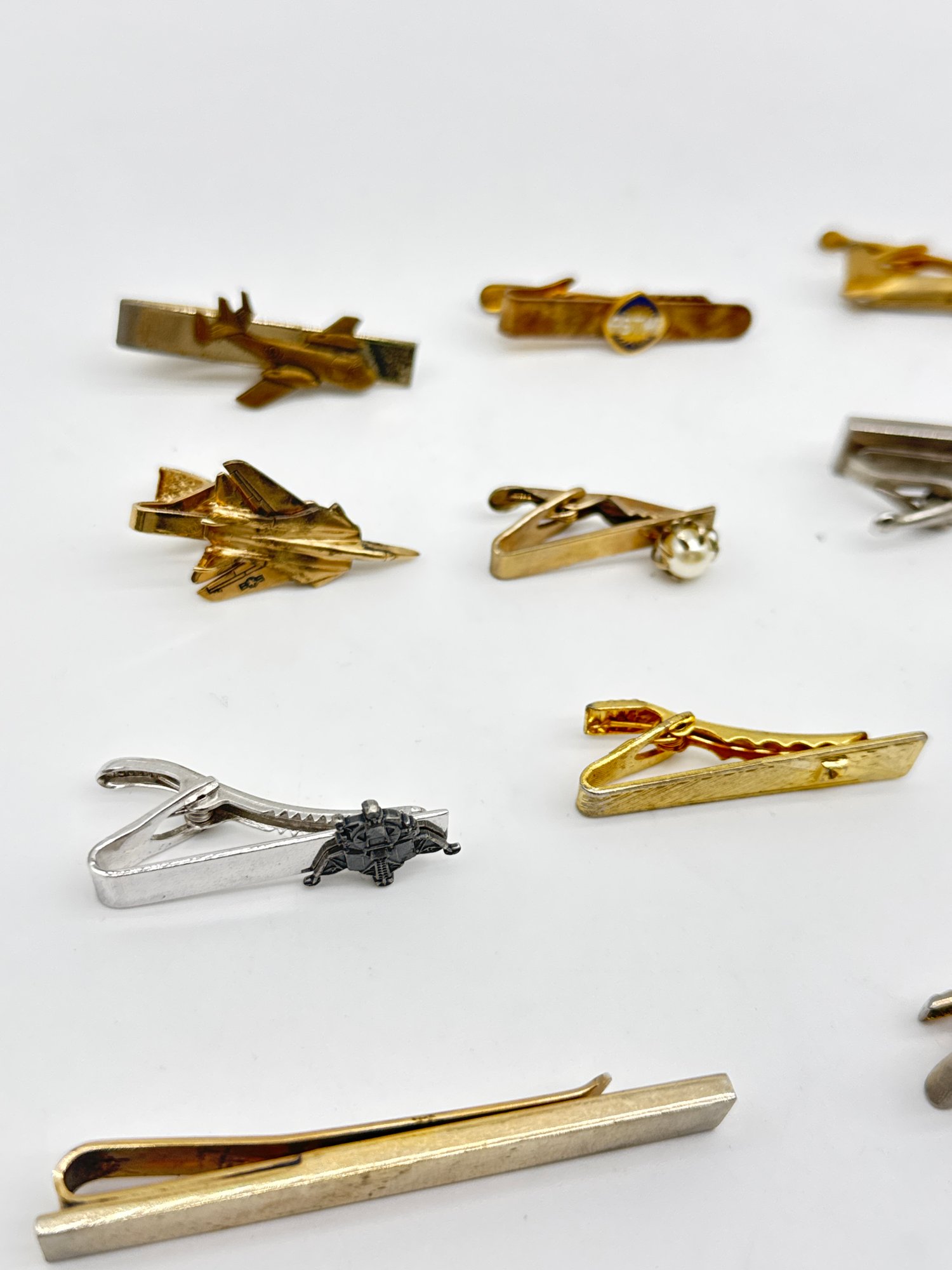 Vintage Tie Clips & Money Clips Aviation, Masonic, NASA, And Novelty ...