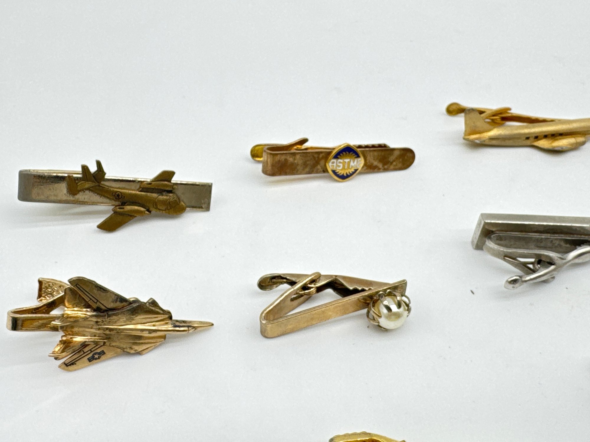 Vintage Tie Clips & Money Clips Aviation, Masonic, NASA, And Novelty ...