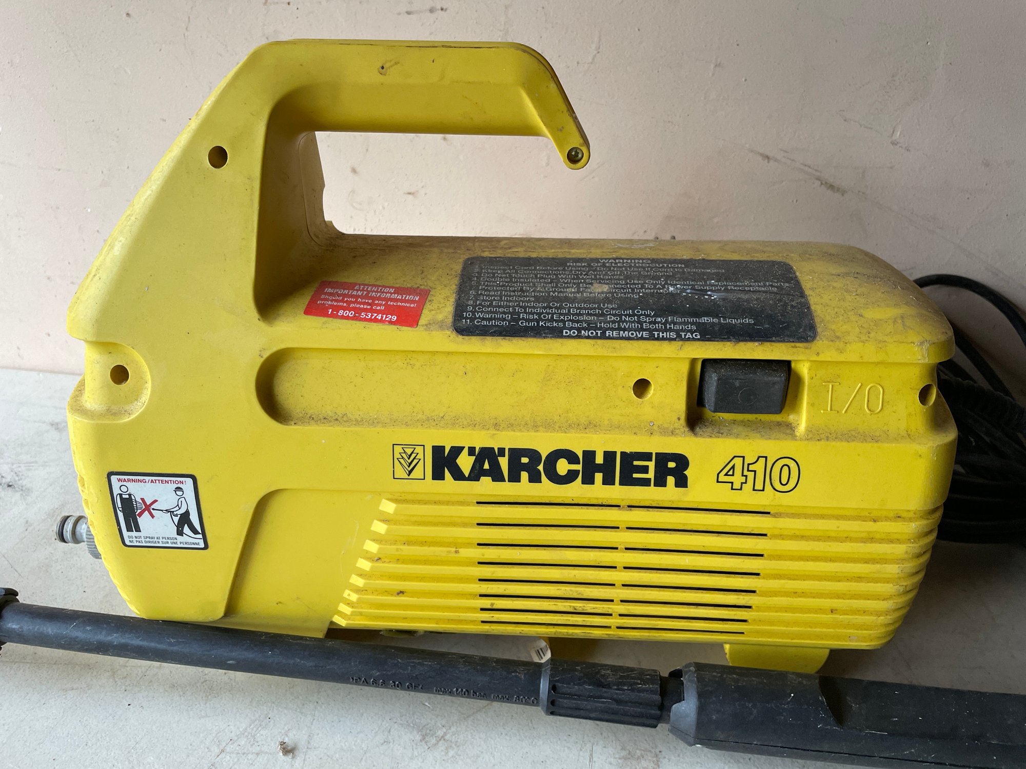 Karcher 410 Pressure Washer #9920 | Auctionninja.com