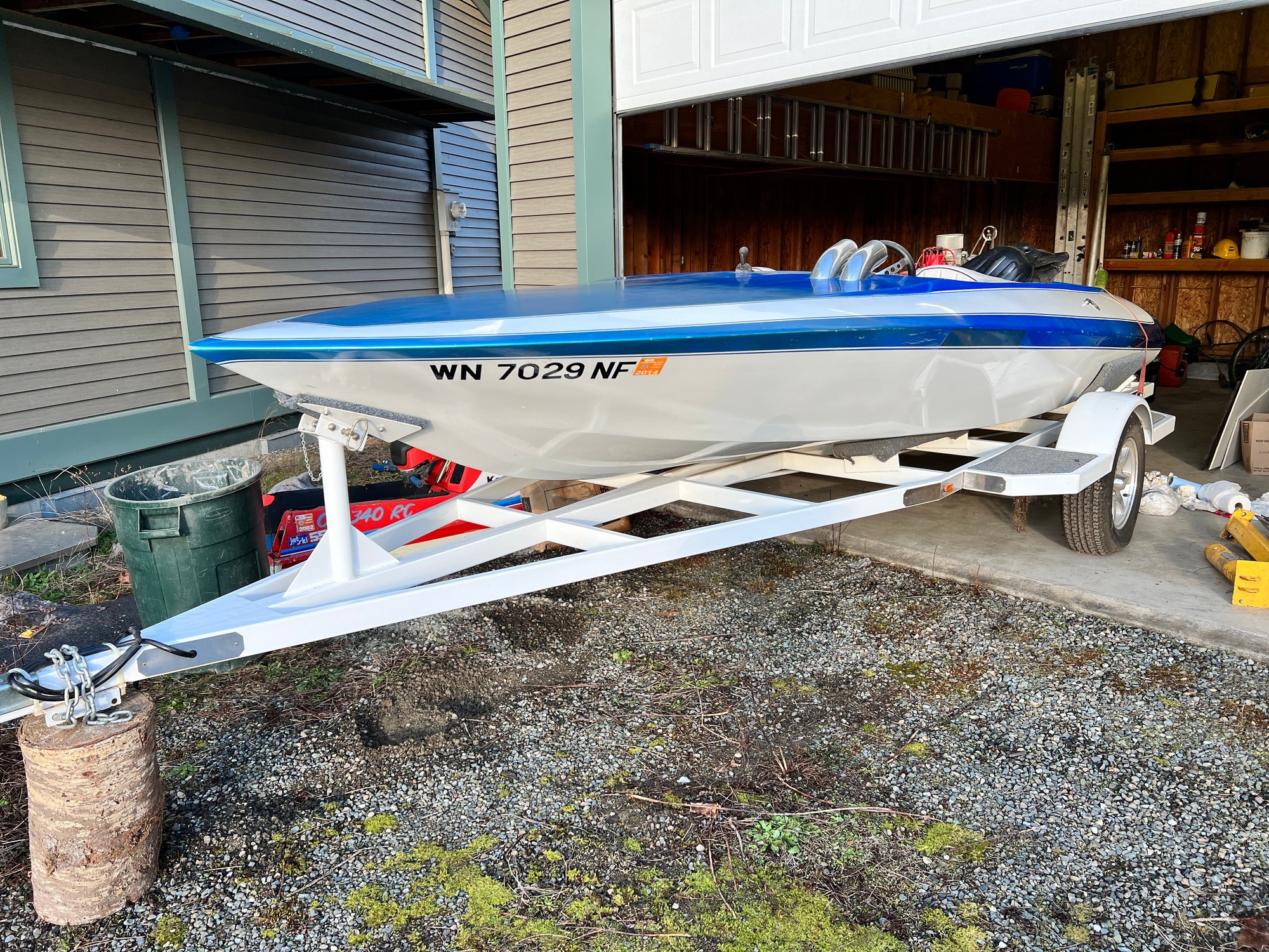 Chevy Small Block Engine Boat And Trailer #1111 | Auctionninja.com