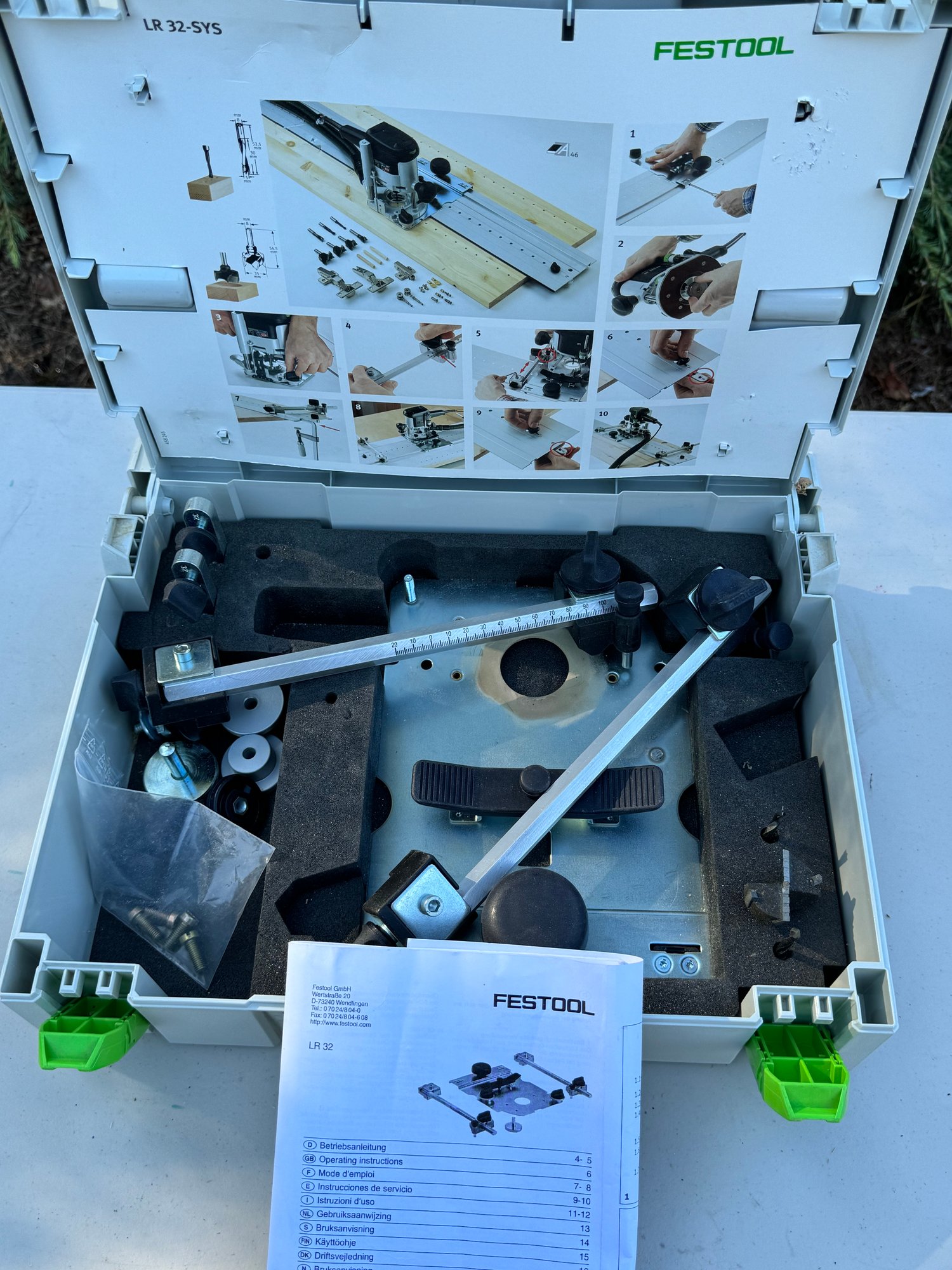 Festool Hole Drilling Set LRn32 Sys No. 583291, Made In Germany #6911 ...