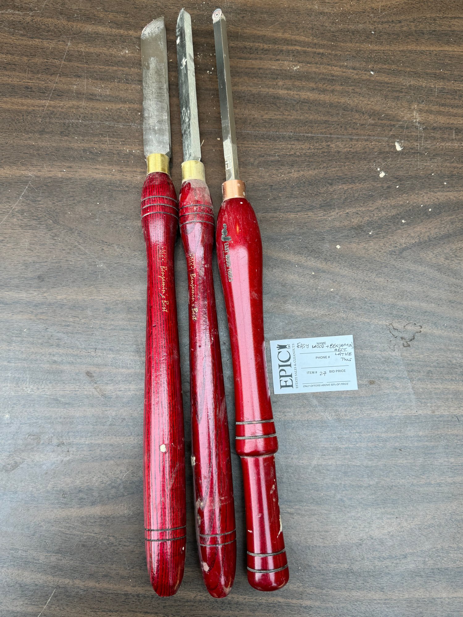 Easy Wood Tools & Benjamin's Best Lathe Tools - Set Of 3 #6921 ...