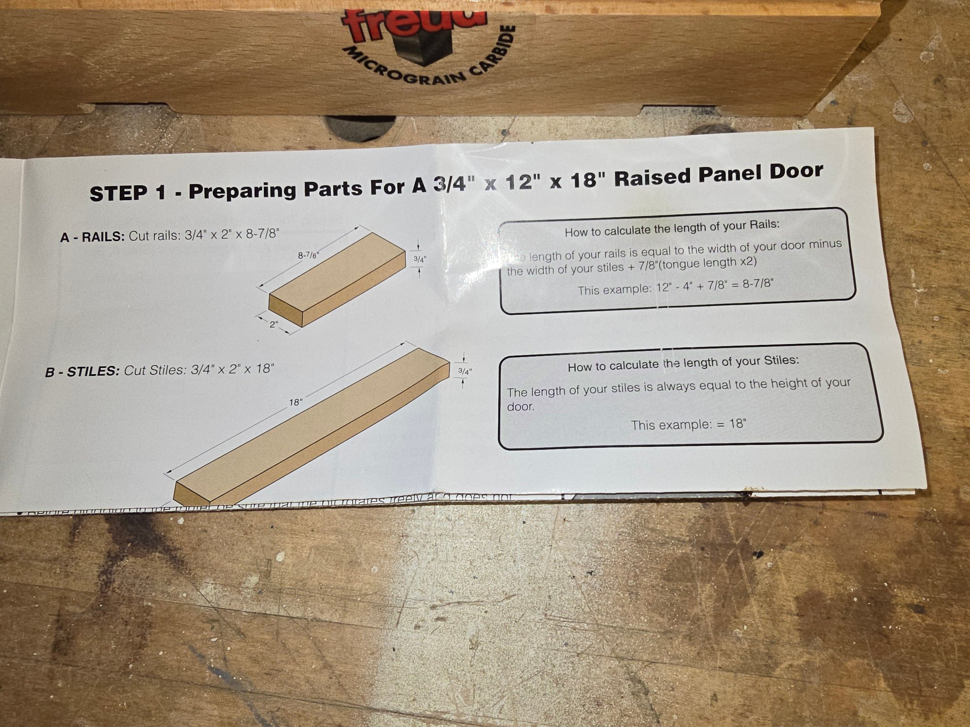 5 Piece Cabinet Bit Set Of Freud Industrial Router Bits 94-100 #2188 ...