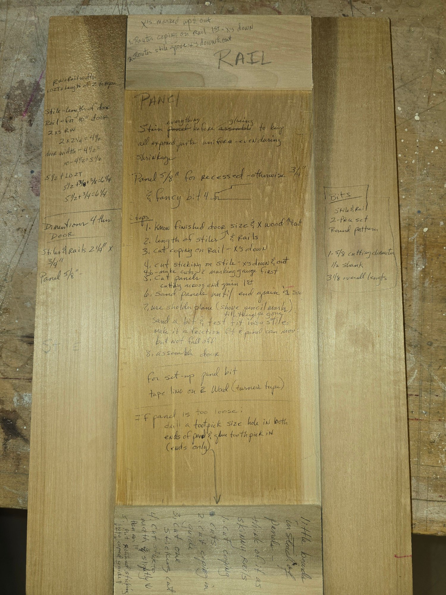 5 Piece Cabinet Bit Set Of Freud Industrial Router Bits 94-100 #2188 ...