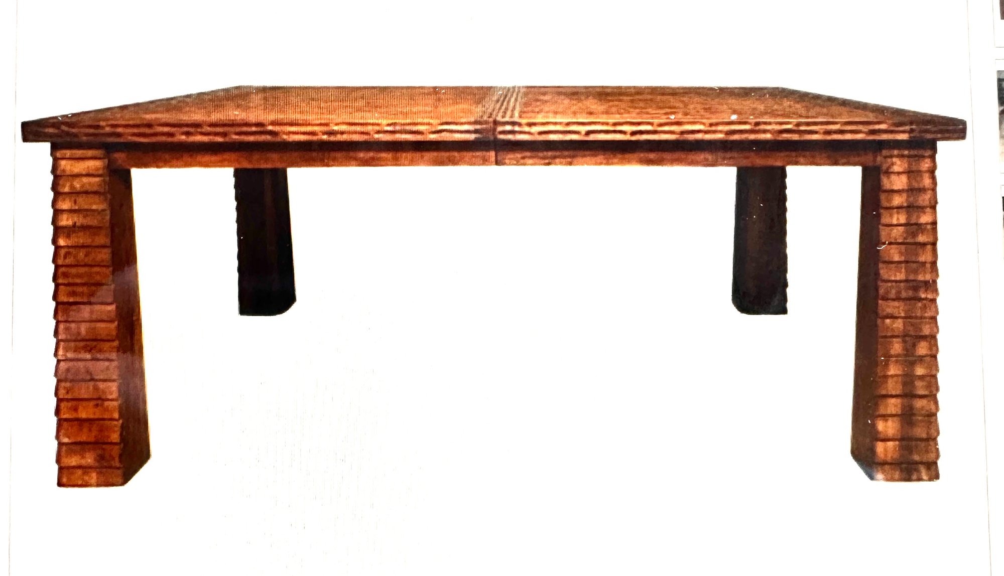 Vintage E. J. Victoria Cuban Style Dining Table #1737 | Auctionninja.com