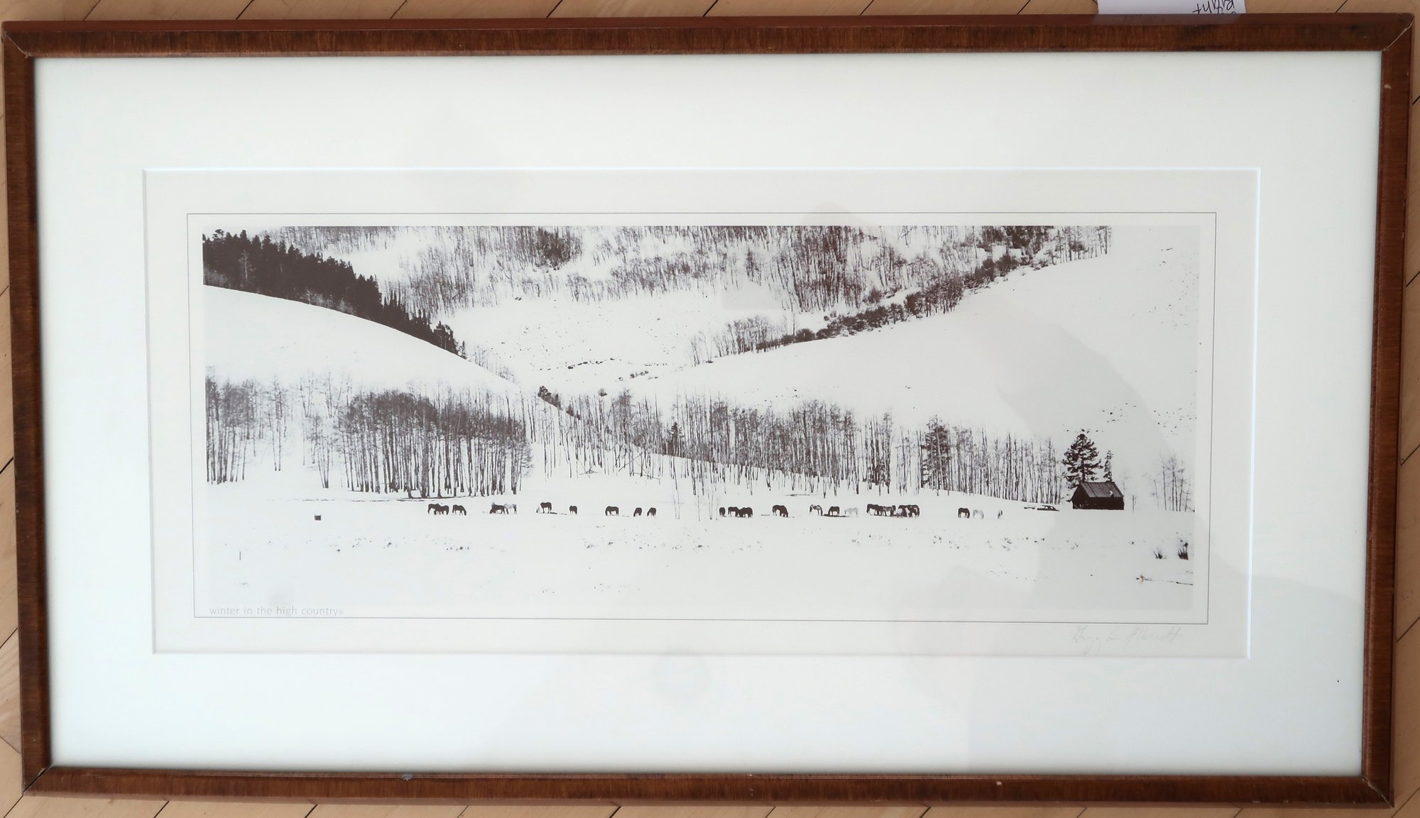 Gregg Albract "winter In The High Country" Print #5539 | Auctionninja.com