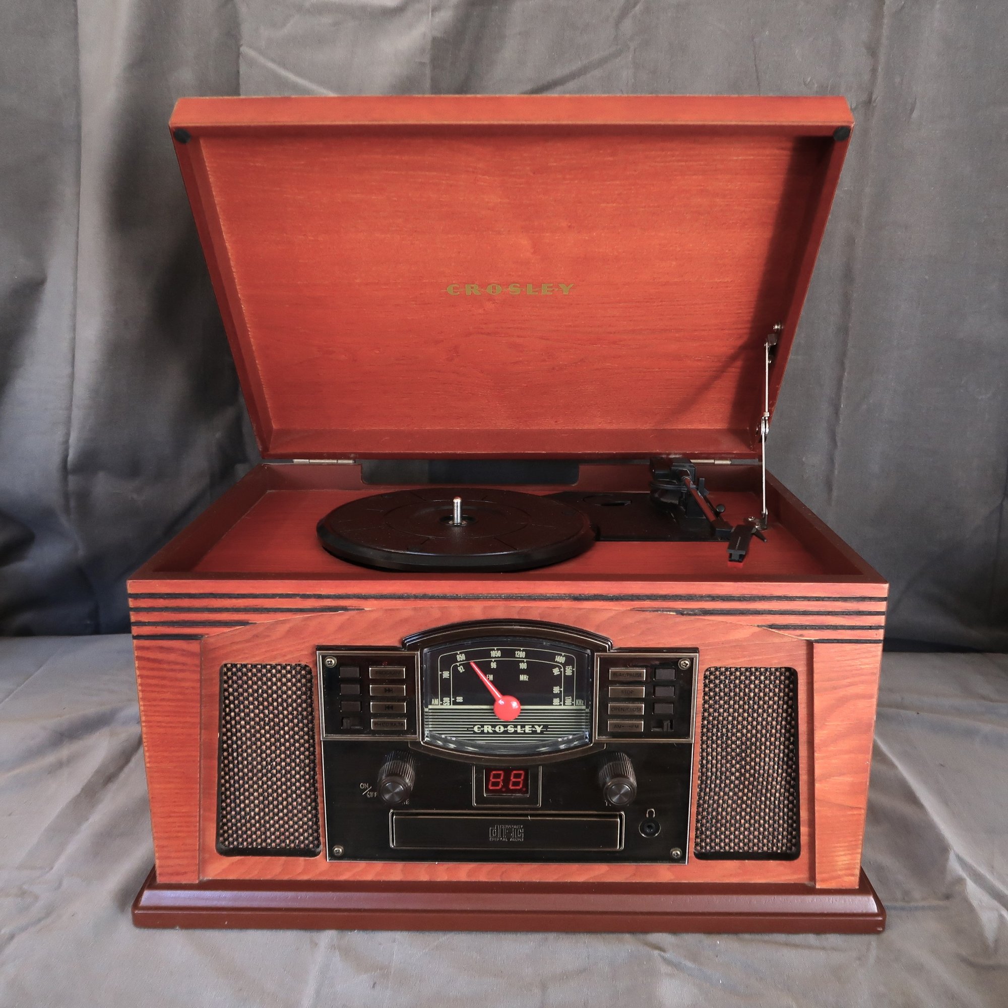 Crosley Lancaster 5 In 1 Entertainment Center Model CR42C-PA #7081 ...