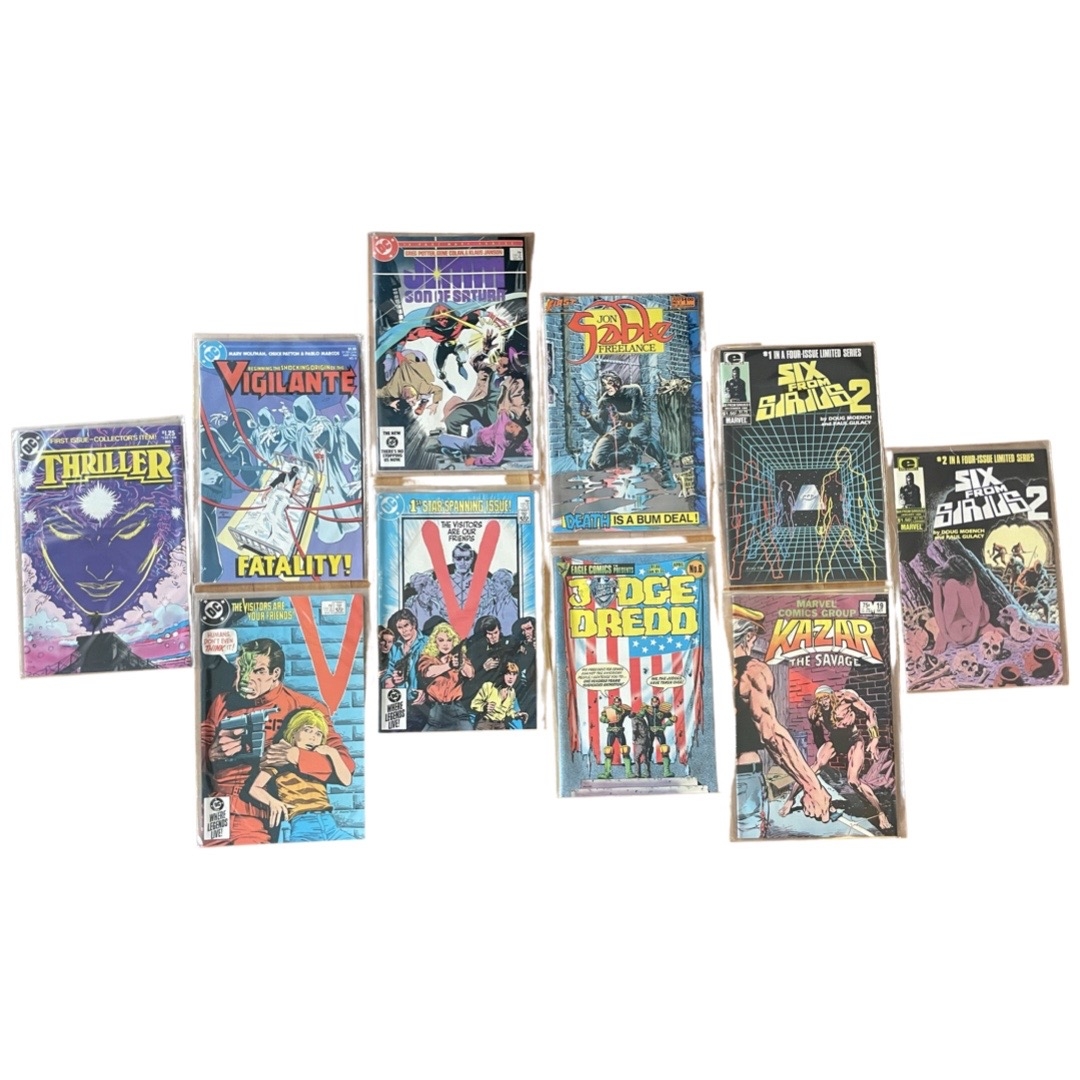 Collection Of Comics! DC, Epic Comics, Eagle Comics, And First Comics ...