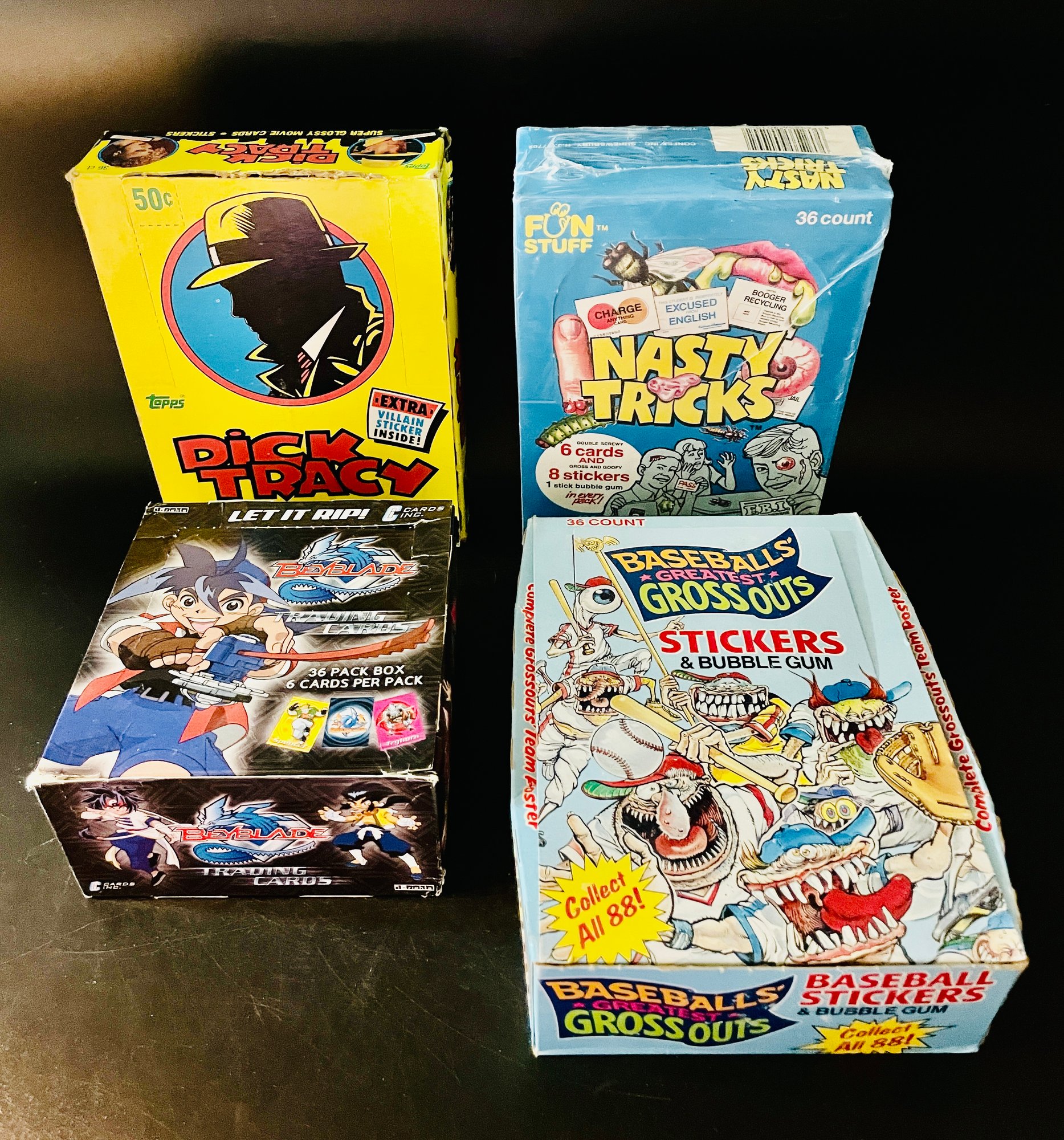 Beyblade Trading Cards, Dick, Tracy, Movie Cards, Baseball Grow Sounds ...