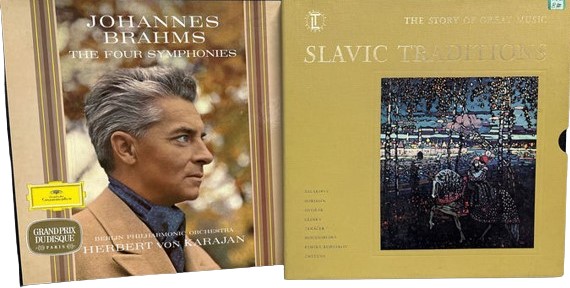 2 Vinyl Box Sets, Brahms The Four Symphonies, Slavic Traditions #55358 ...
