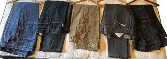 Collection Of Mens Jeans And Work Pants From Lee, Smiths, Stubbies ...